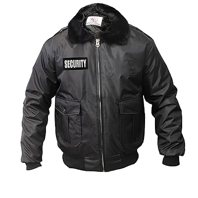 First Class Watch-Guard Bomber Jacket with Reflective Security ID ...