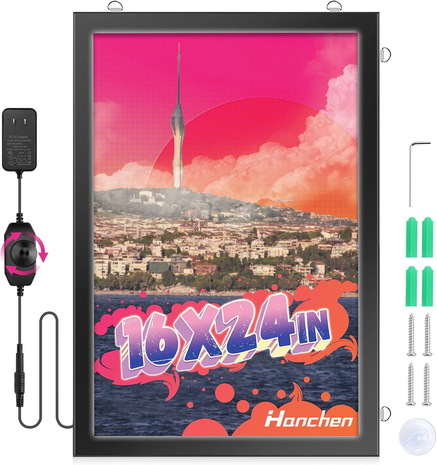 16x24 Led Movie Poster Frame with Dimmer A2 Backlit Poster Frame for ...