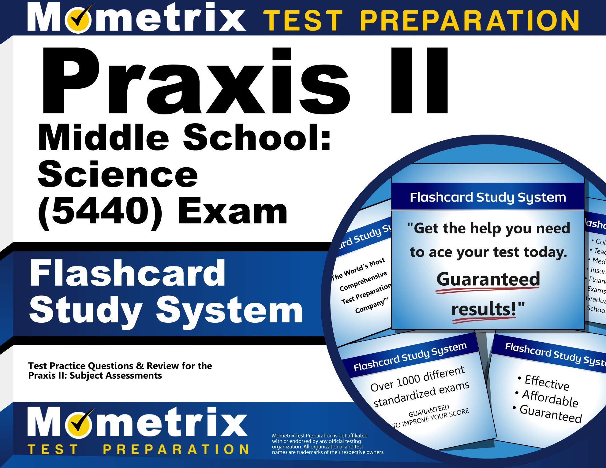 Praxis II Middle School: Science (5440) Exam Flashcard Study System ...