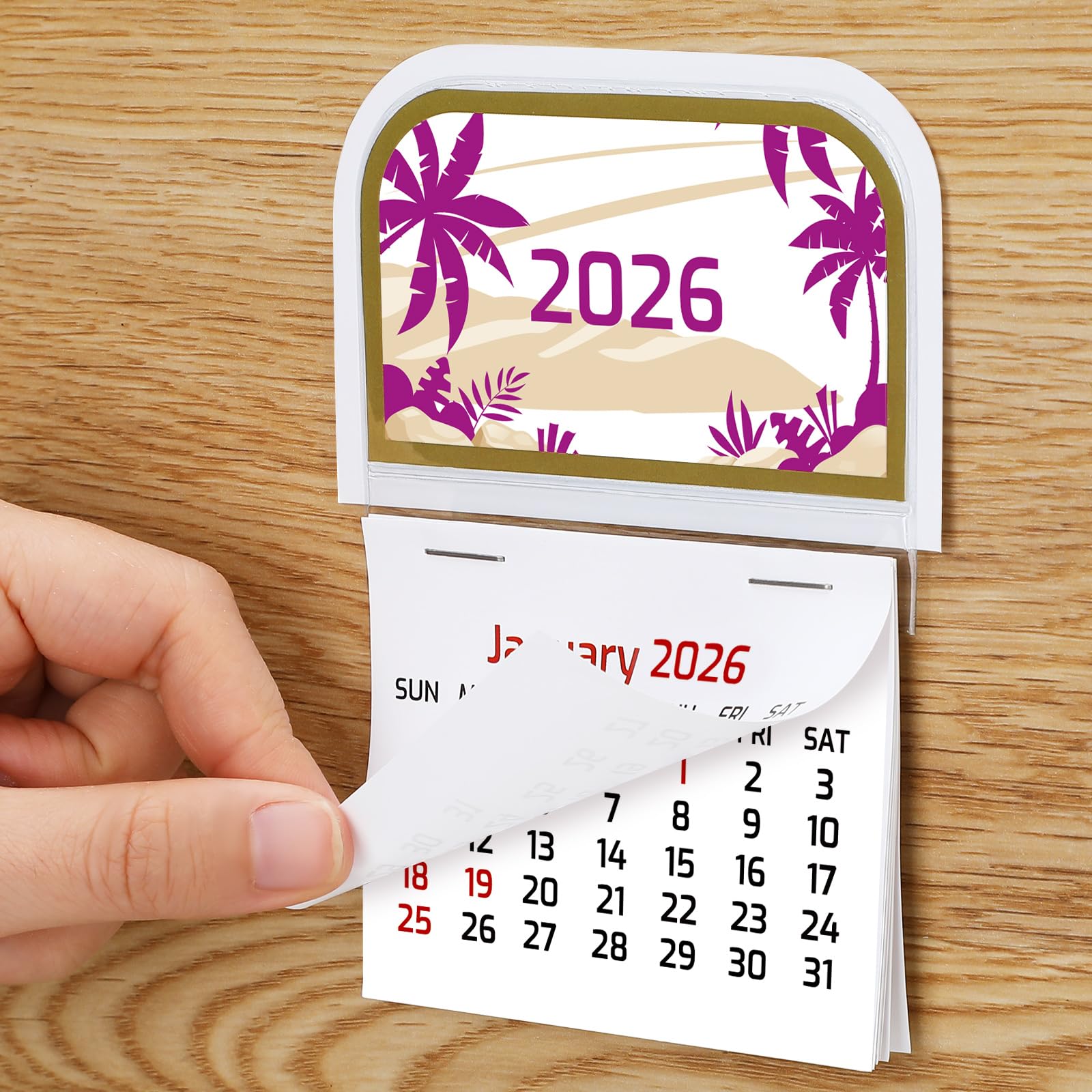 Snapklik.com : 5 Pcs 2026 Mini Stick On Calendar Peel And Stick ...