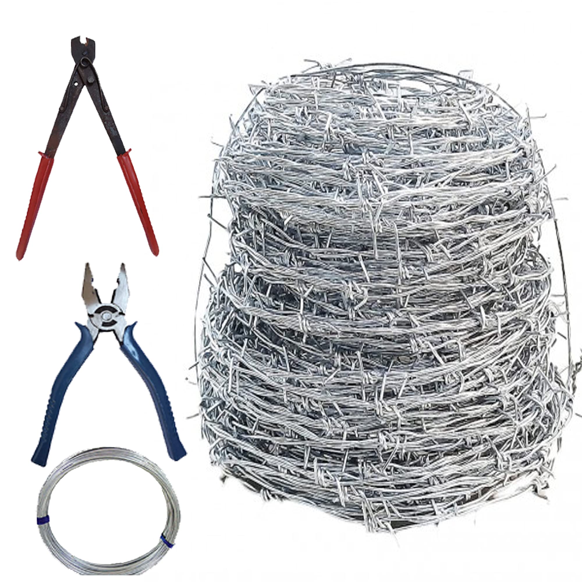 Buy SAI PRASEEDA Heavy Duty Farm Fencing Barbed Wire Hook Polewire 200 ...