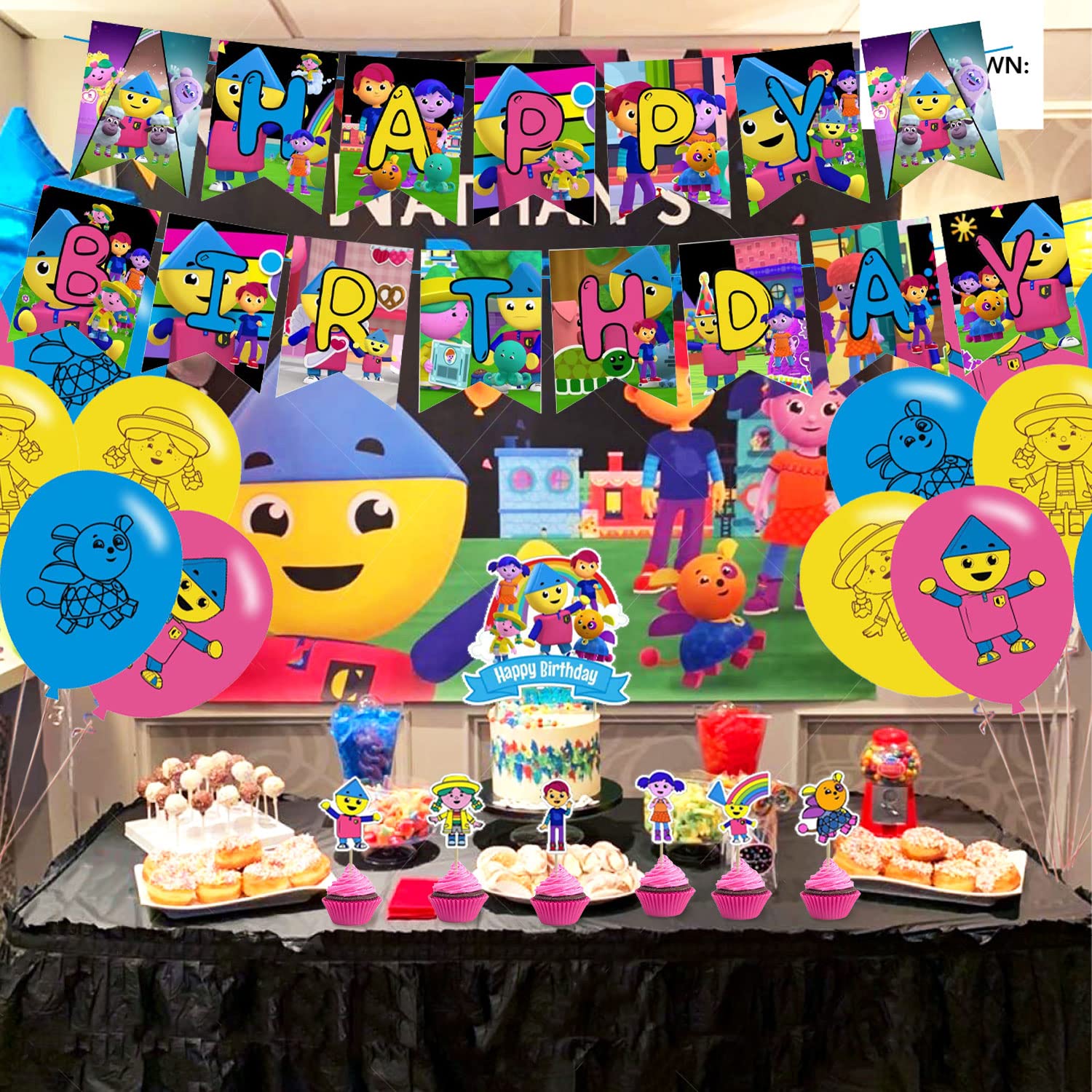 Snapklik.com : Colorforms City Of Charlie Birthday Party Decorations ...