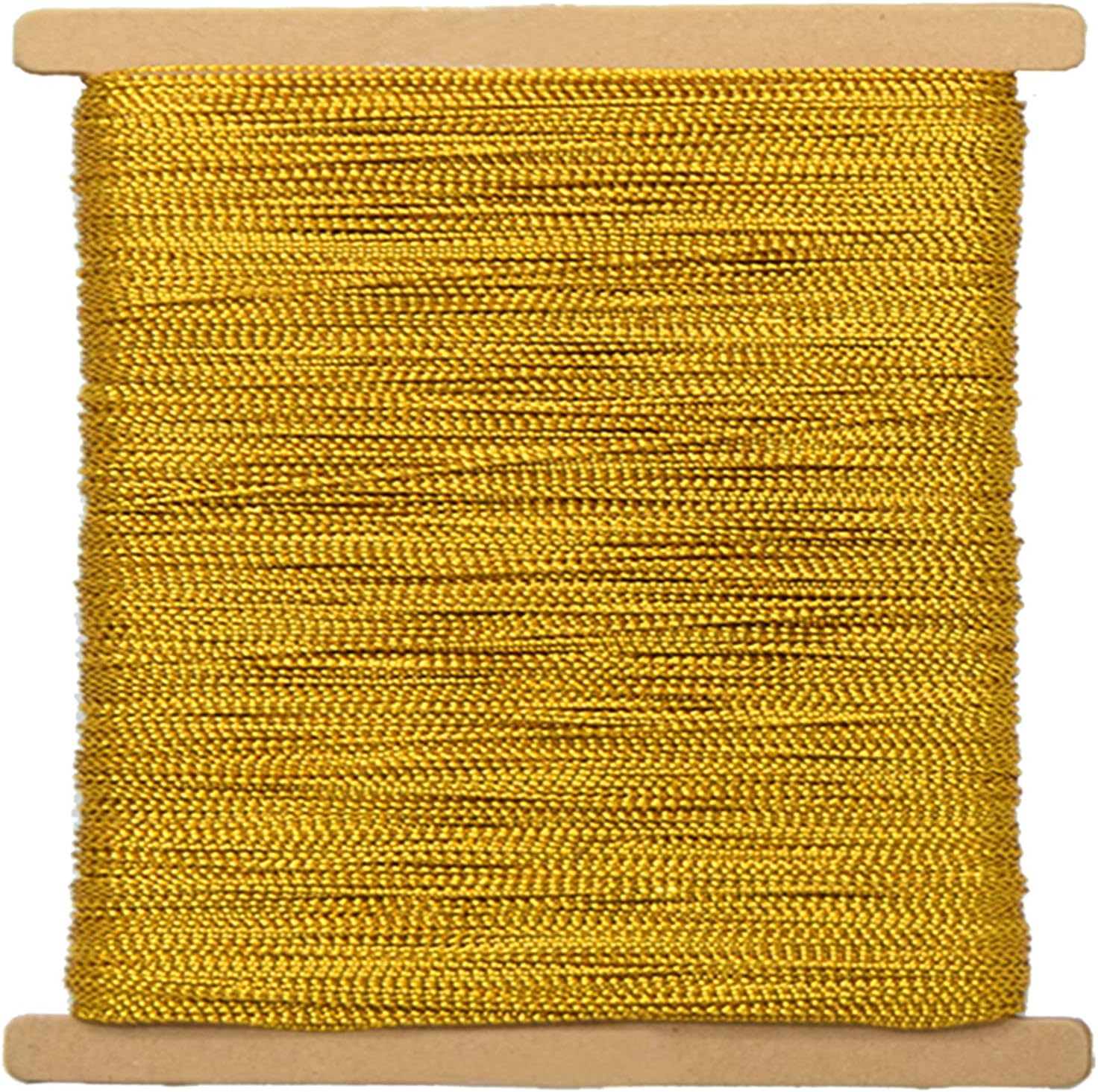Cordón trenzado dorado metálico para envolver regalos, manualidades ...