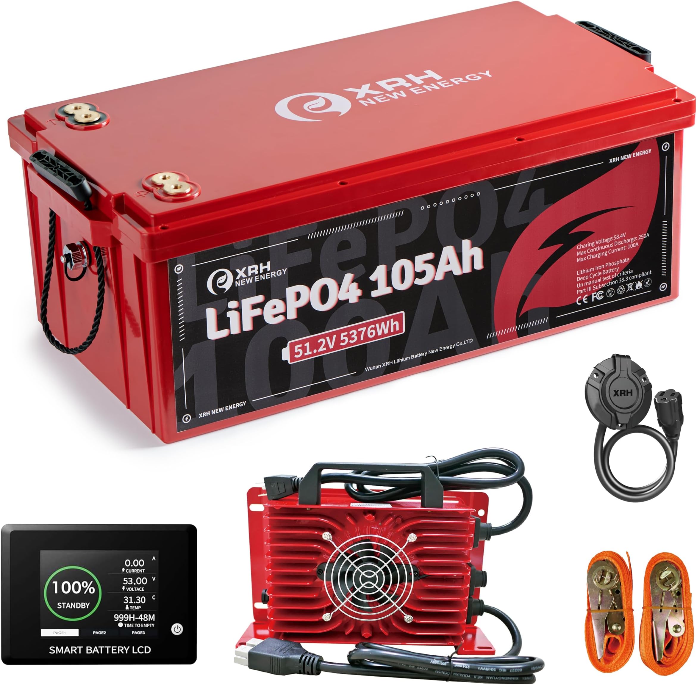 Amazon.com: Allied Lithium Battery 48V [51.2V] 105AH Commercial Battery ...