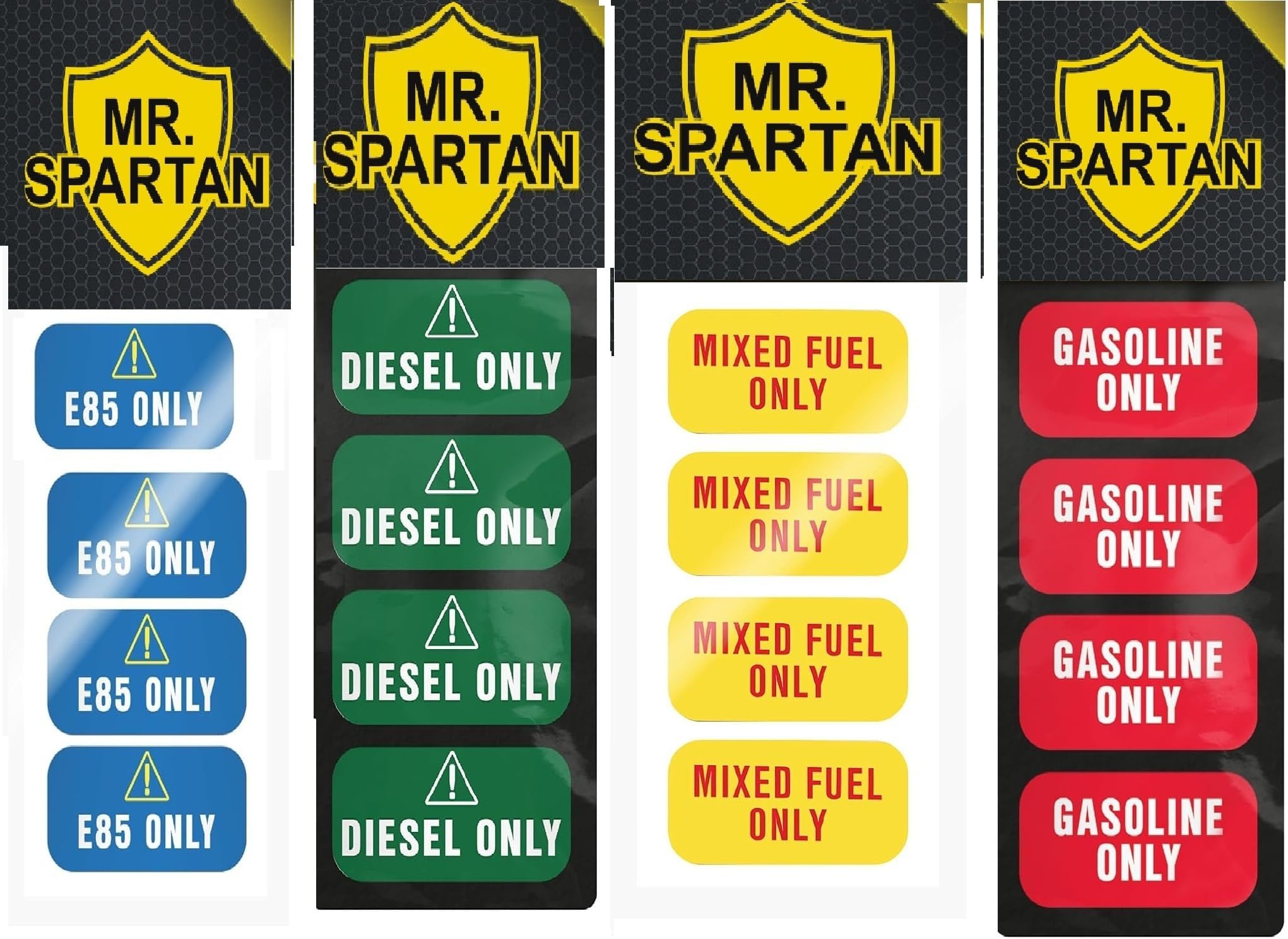 Amazon.com - “ desal only Gasoline only Mixed Fuel only 2x1 Sticker”