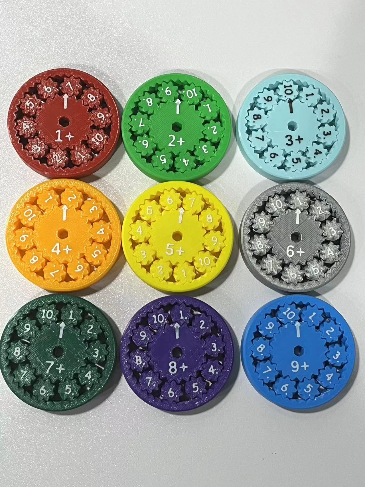 Snapklik.com : Math Fidget Spinners For Kids Learning Math Facts Stress ...