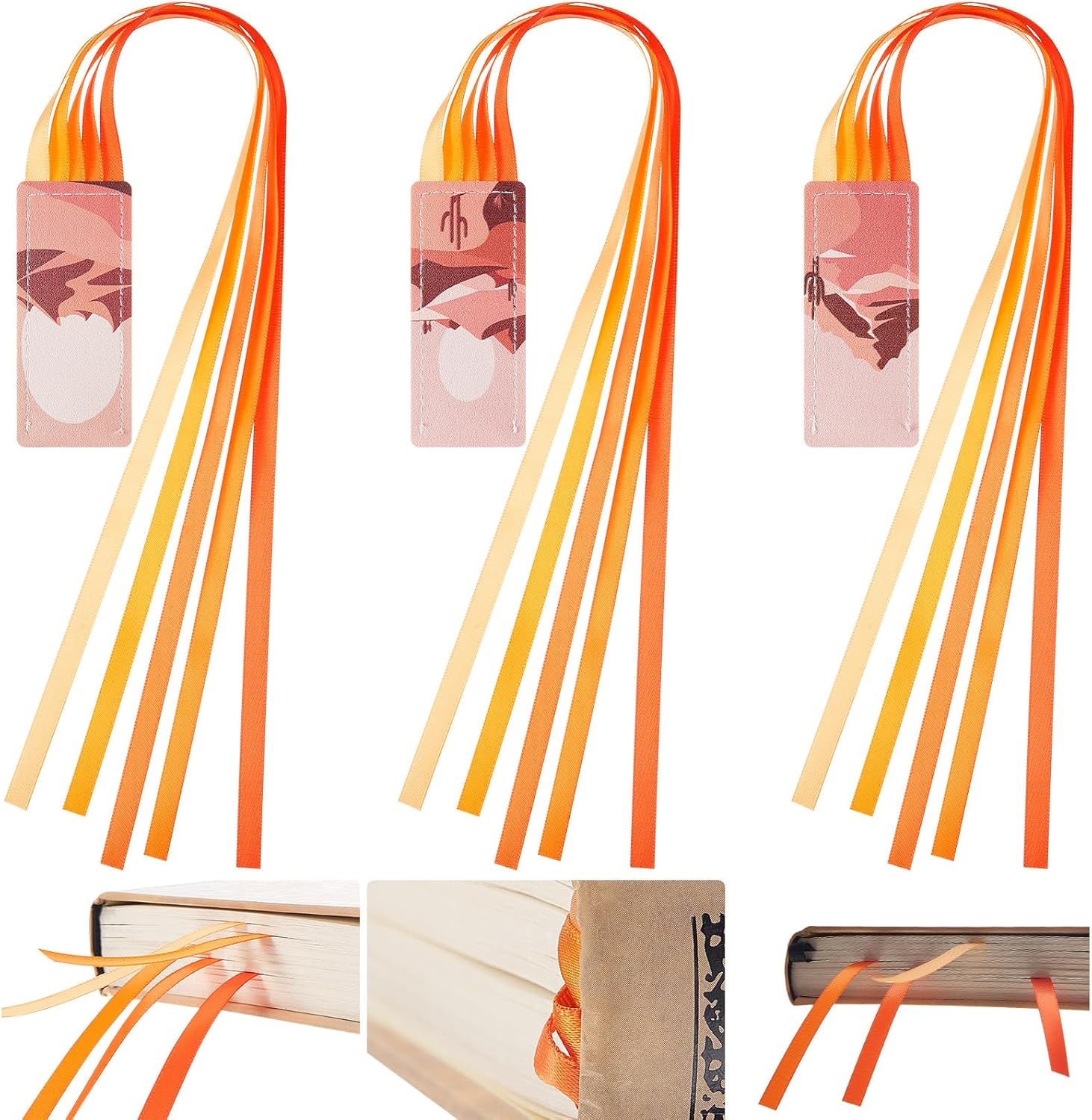 Amazon.com : Outus 3 Pieces Bible Ribbon Bookmark Markers Artificial ...