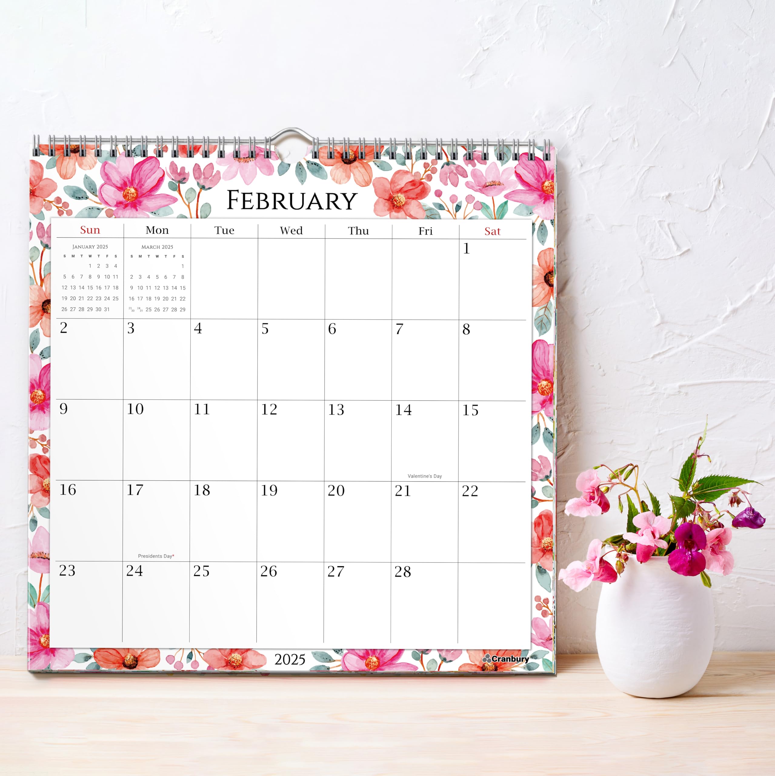 Snapklik.com : CRANBURY Large 12x12 Wall Calendar 2025