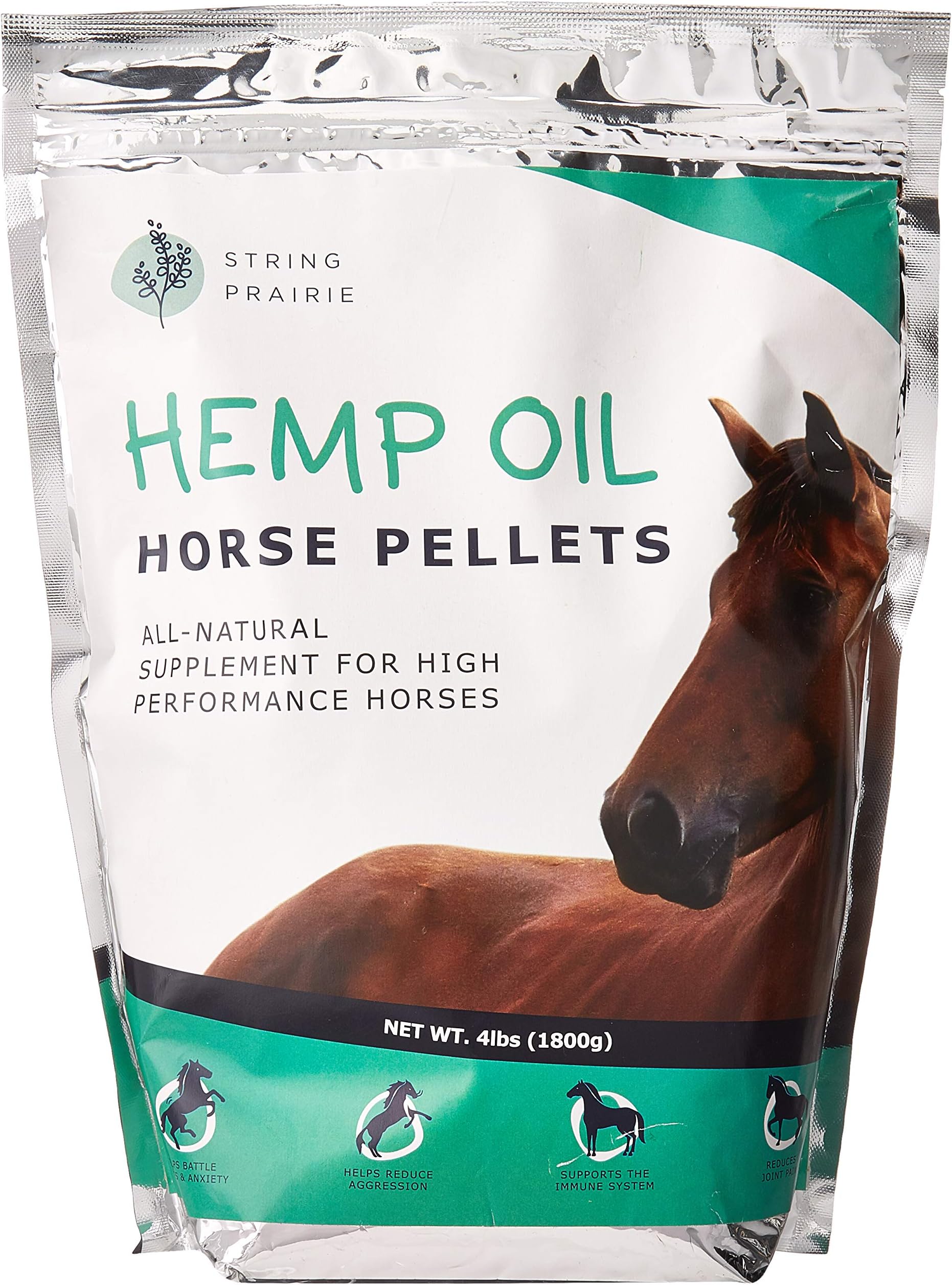 Amazon.com : Hemp Horse Pellets - Reduce Pet Stress, Anxiety, and ...