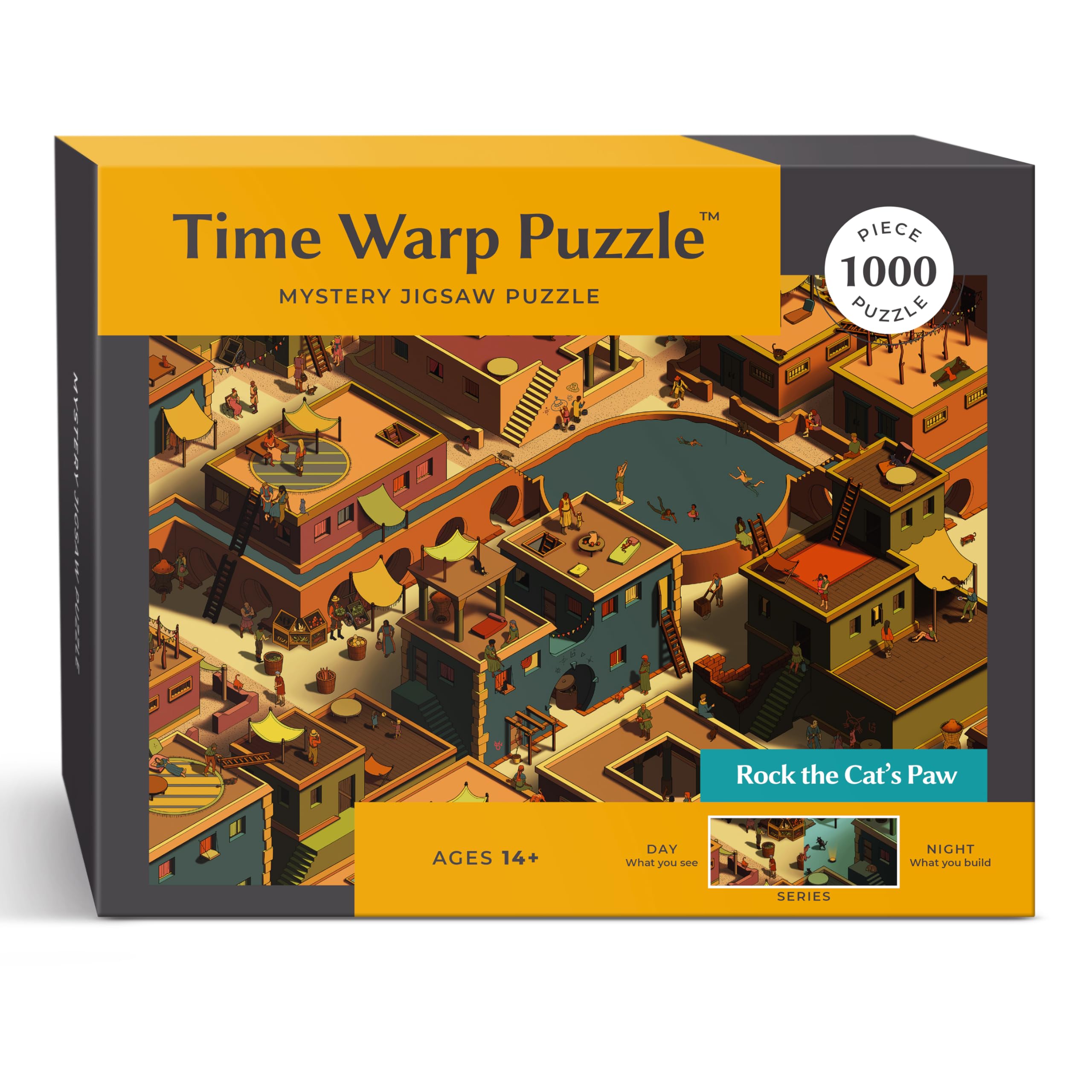 Amazon.com: Time Warp Puzzle Mystery Jigsaw Puzzle 1000 Pieces for ...