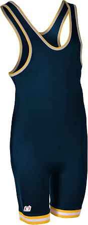 Amazon.com: Brute Oklahoma State Wrestling Singlet -:Navy/Gold - Mens ...