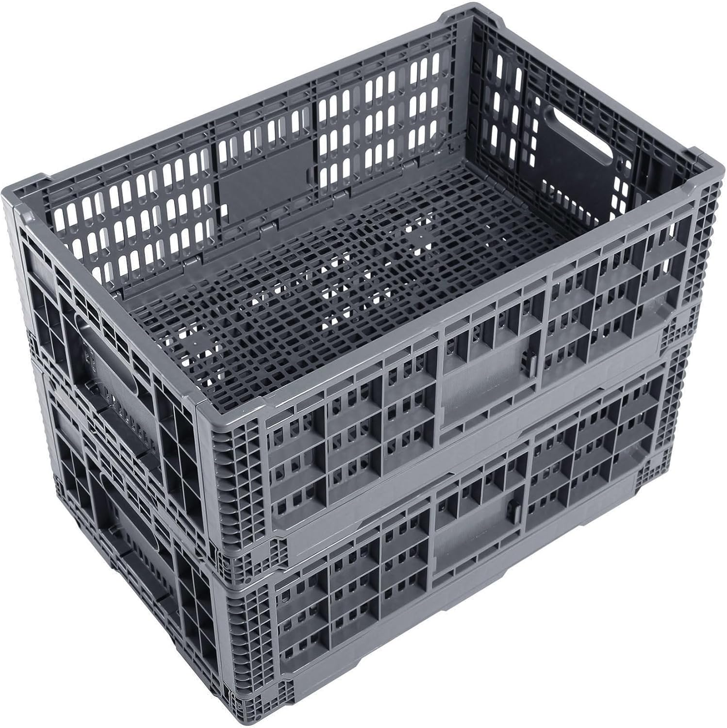 Amazon.com: Generic Collapsible Storage Crate, 52 Liter Heavy Duty ...