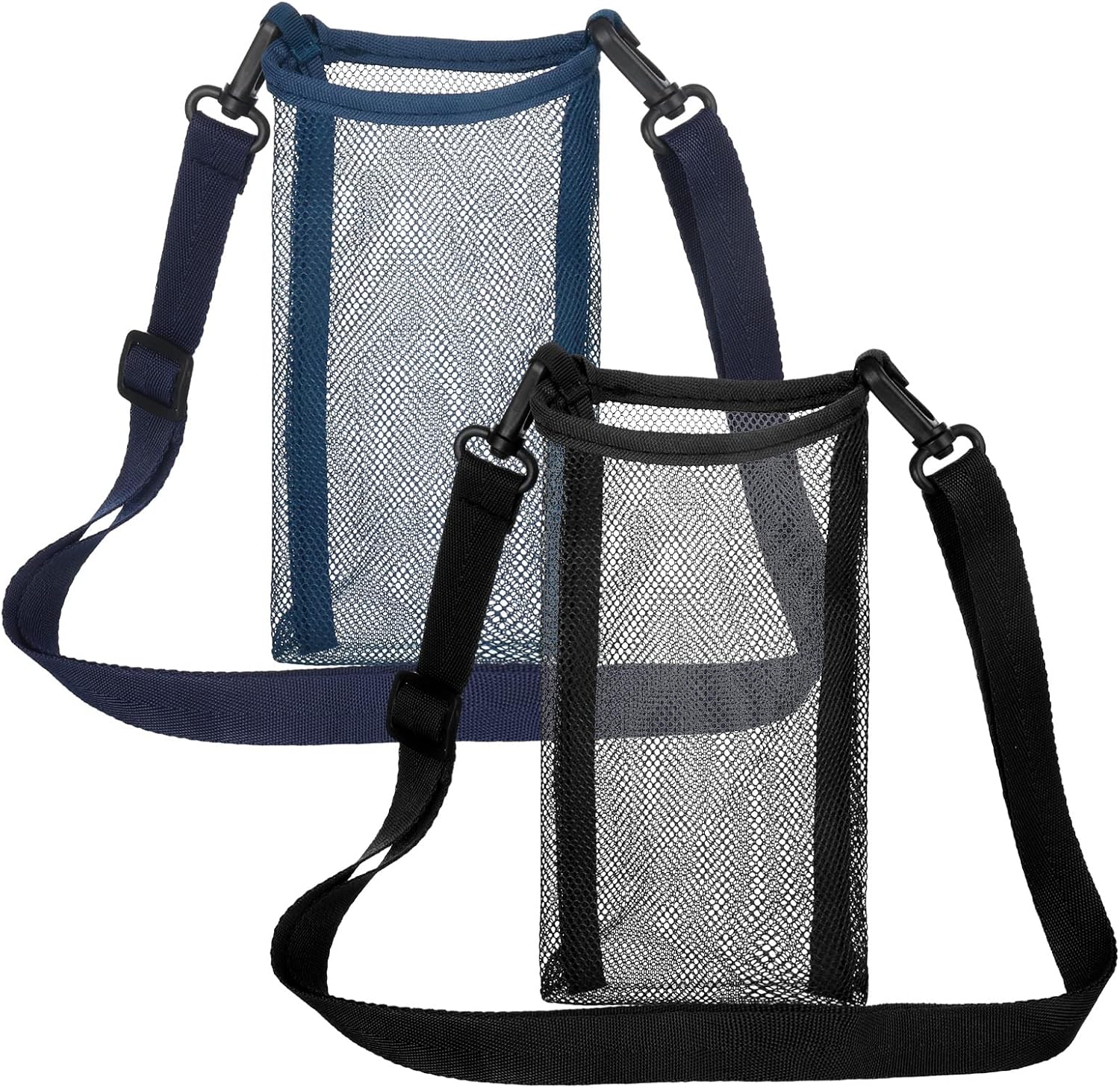 Firtink 2Pcs Water Bottle Holder Mesh Water Bottle Pouch Water Bottle Carrier with Adjustable ...