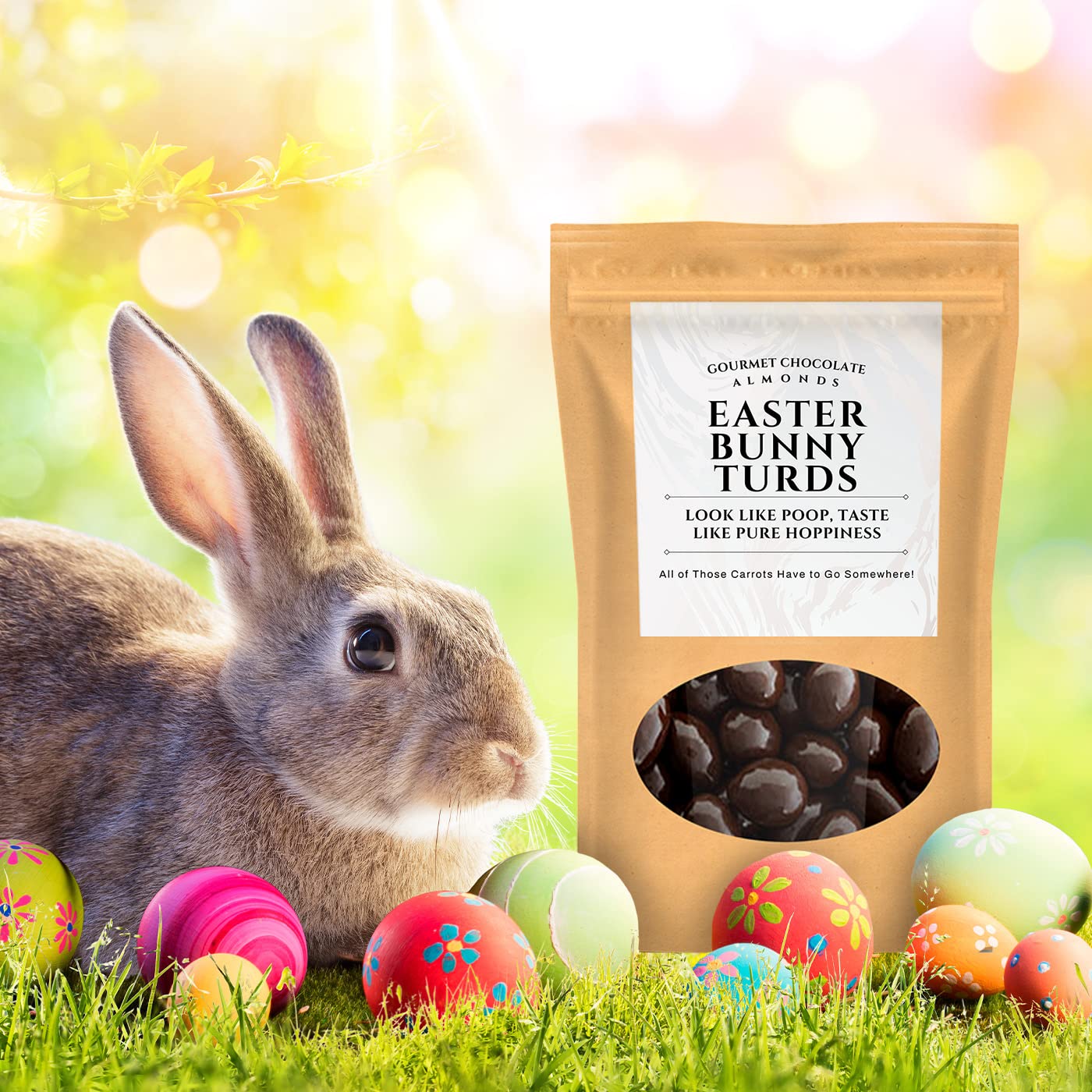 Funny Chocolate Easter Bunny