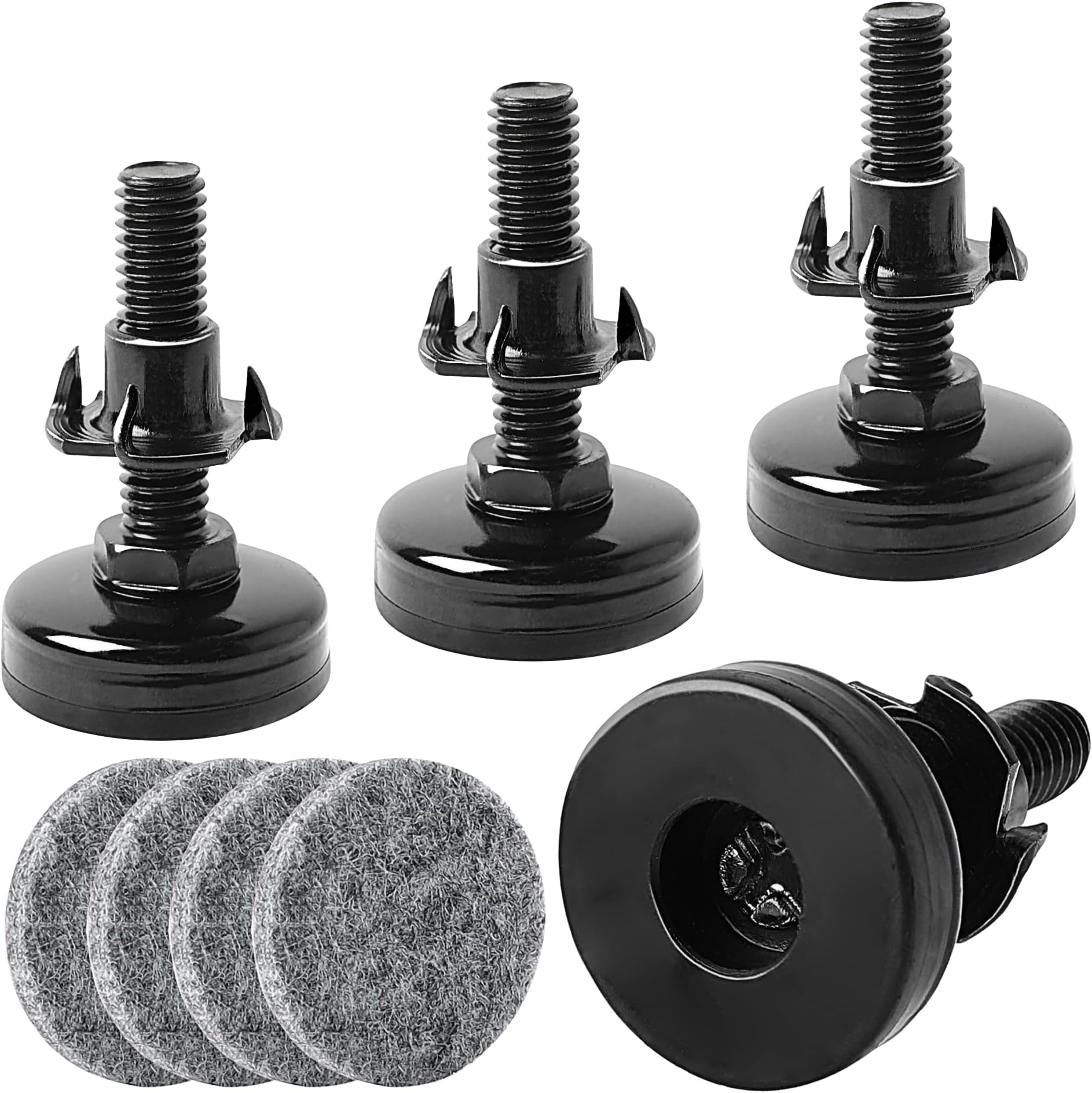 Amazon.com: Lanzeuta 4pcs M8 Swivel Leveling Feet, Adjustable Leg ...