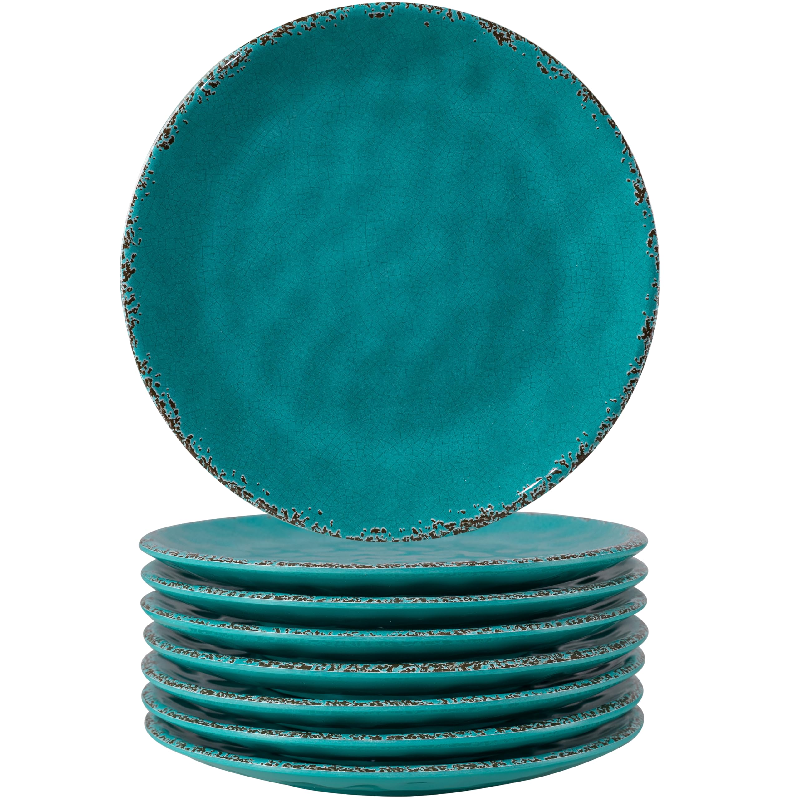 Amazon.com | ZAROCRUS Melamine Dessert Plates, 6 inch Small Dinner ...