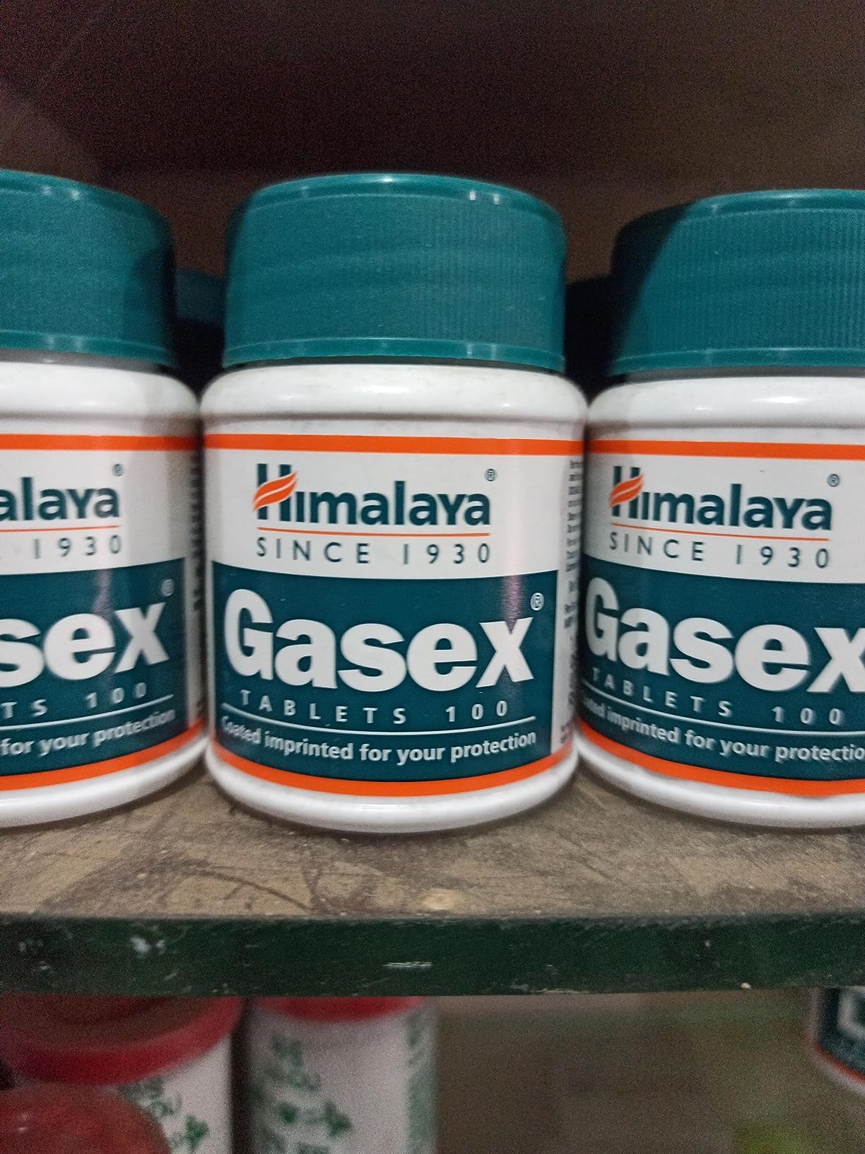 Gasex Himalaya ,100 Tablets Improves Digestion Relieves Trapped Gasses ...