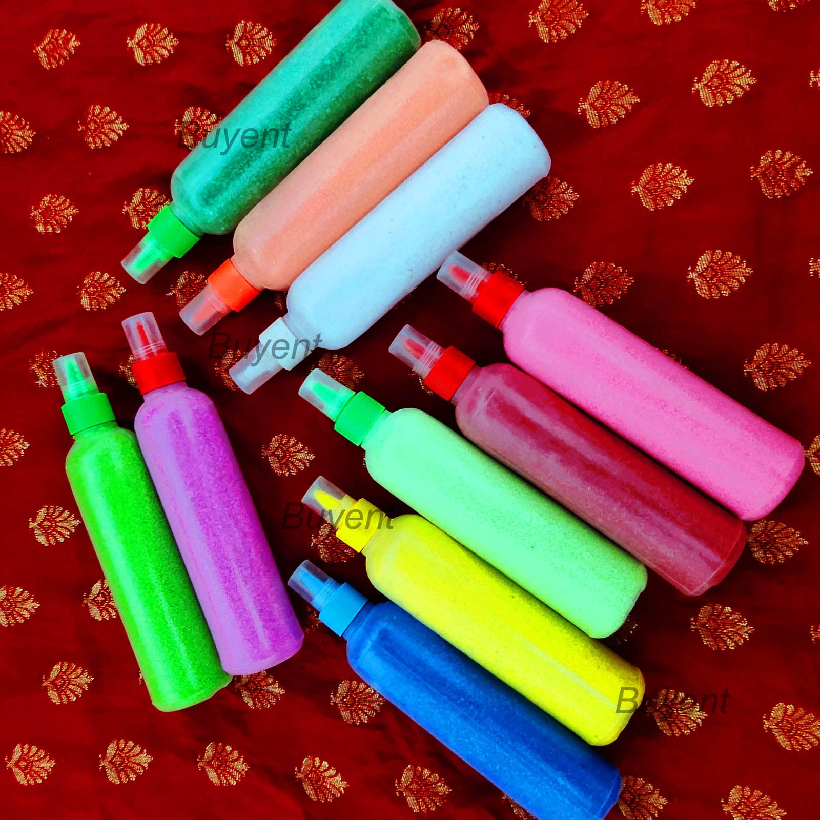 Buy Buyent Rangoli Colour Powder Bottle Colour for Rangoli Designs ...