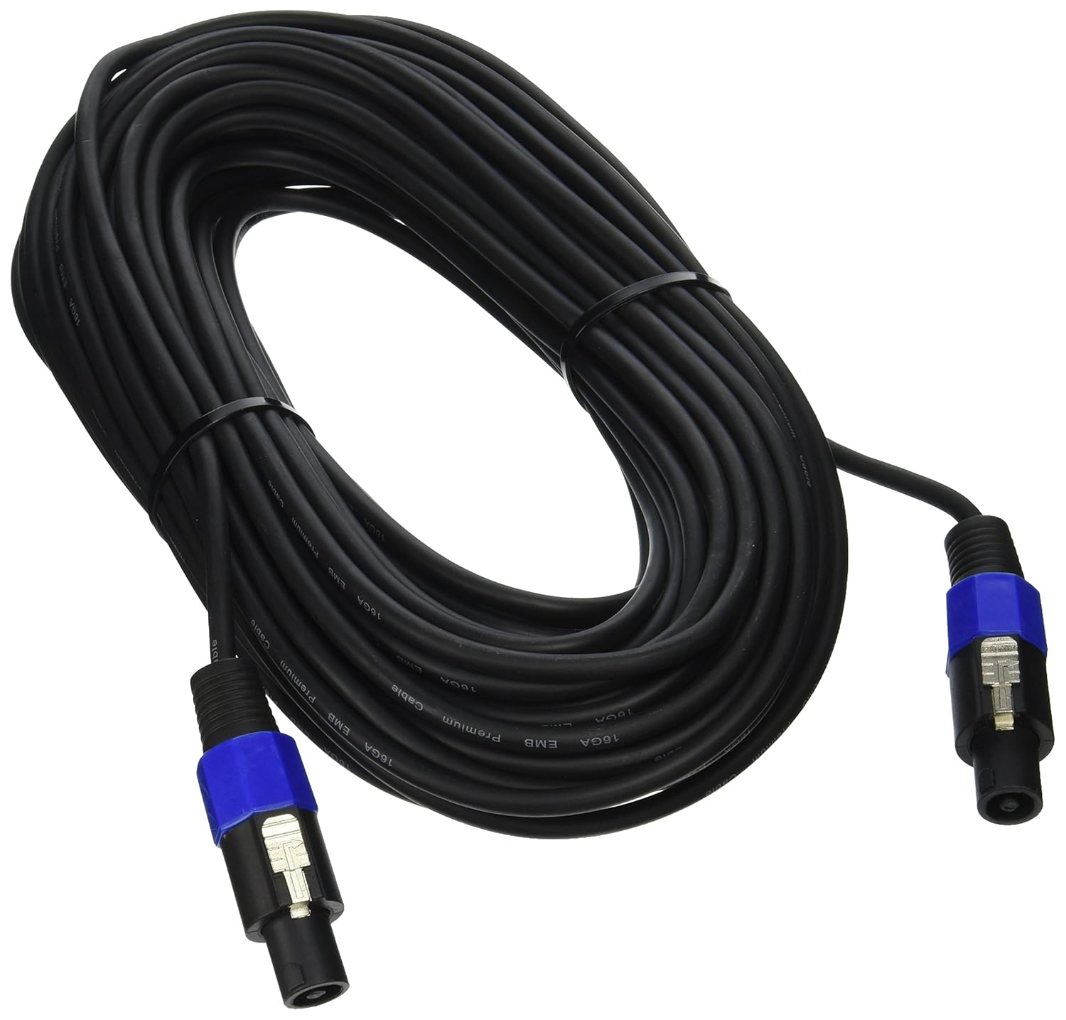 EMB Cable - STS-16G100FT - Speakon to Speakon - Real 16GA Patch Cable ...