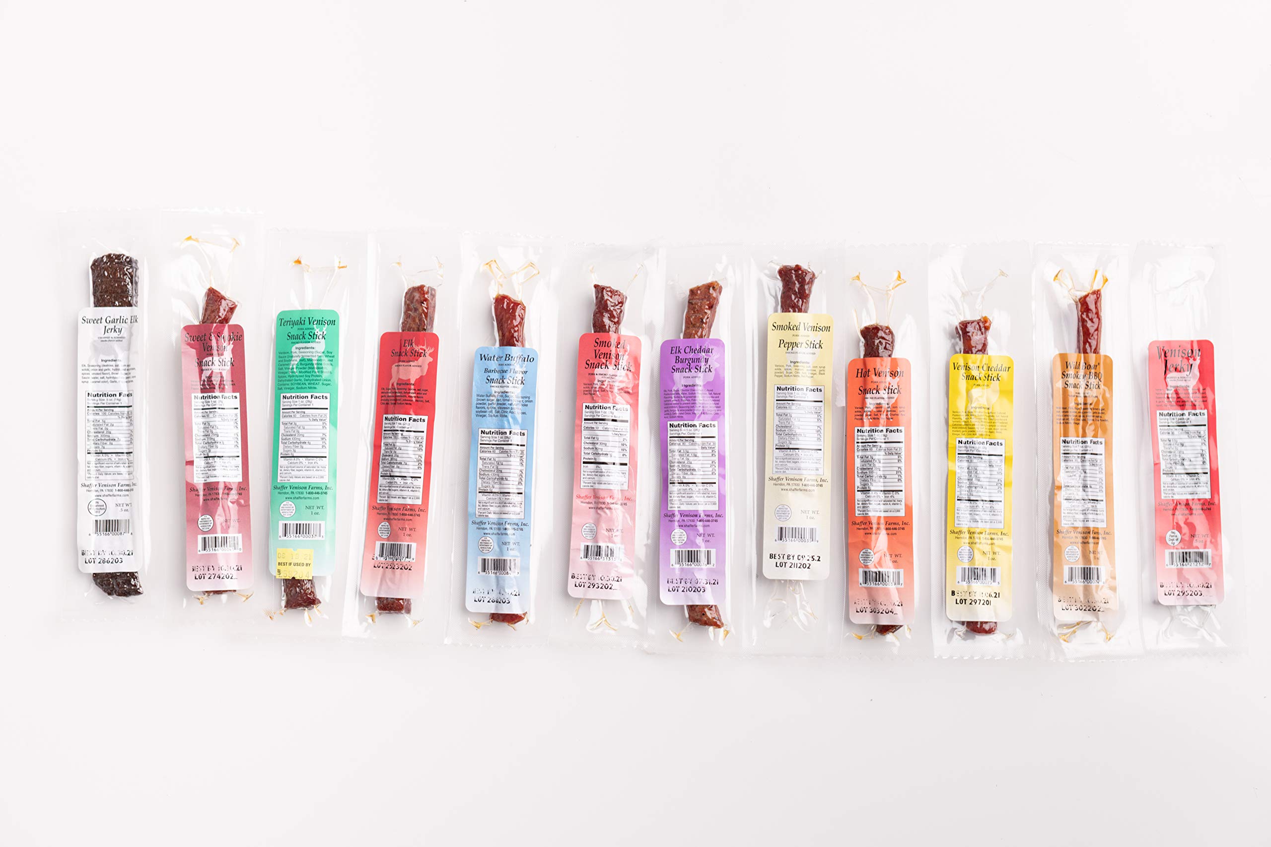 Amazon.com: Assorted 1 oz Meat Snacks ( 3 of each of our 10 Flavors ...