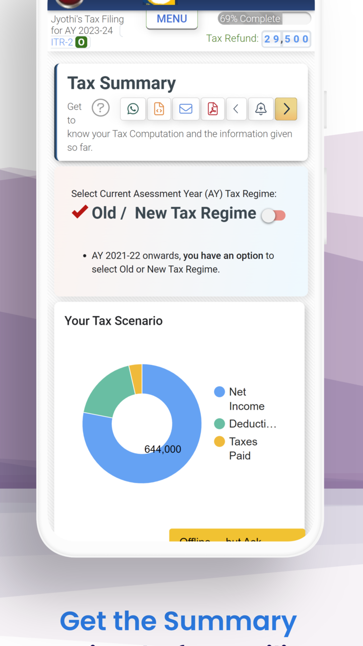100% Free Income Tax Return, ITR e-Filing App. #1 Savings with Tax ...