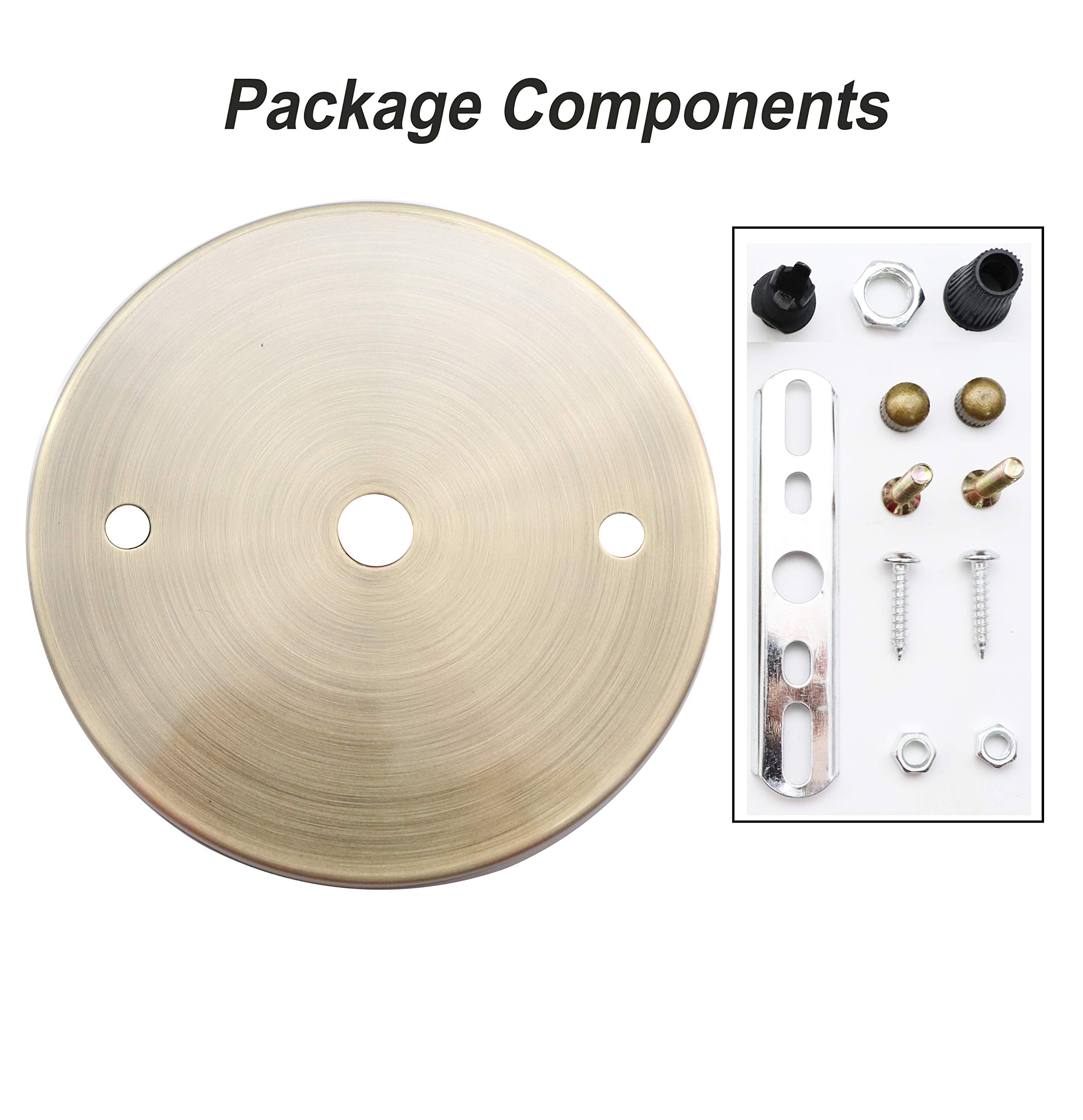 Snapklik.com : Ceilng Mounting Canopy Kit, 2 Pack Ceiling Plate Chassis ...