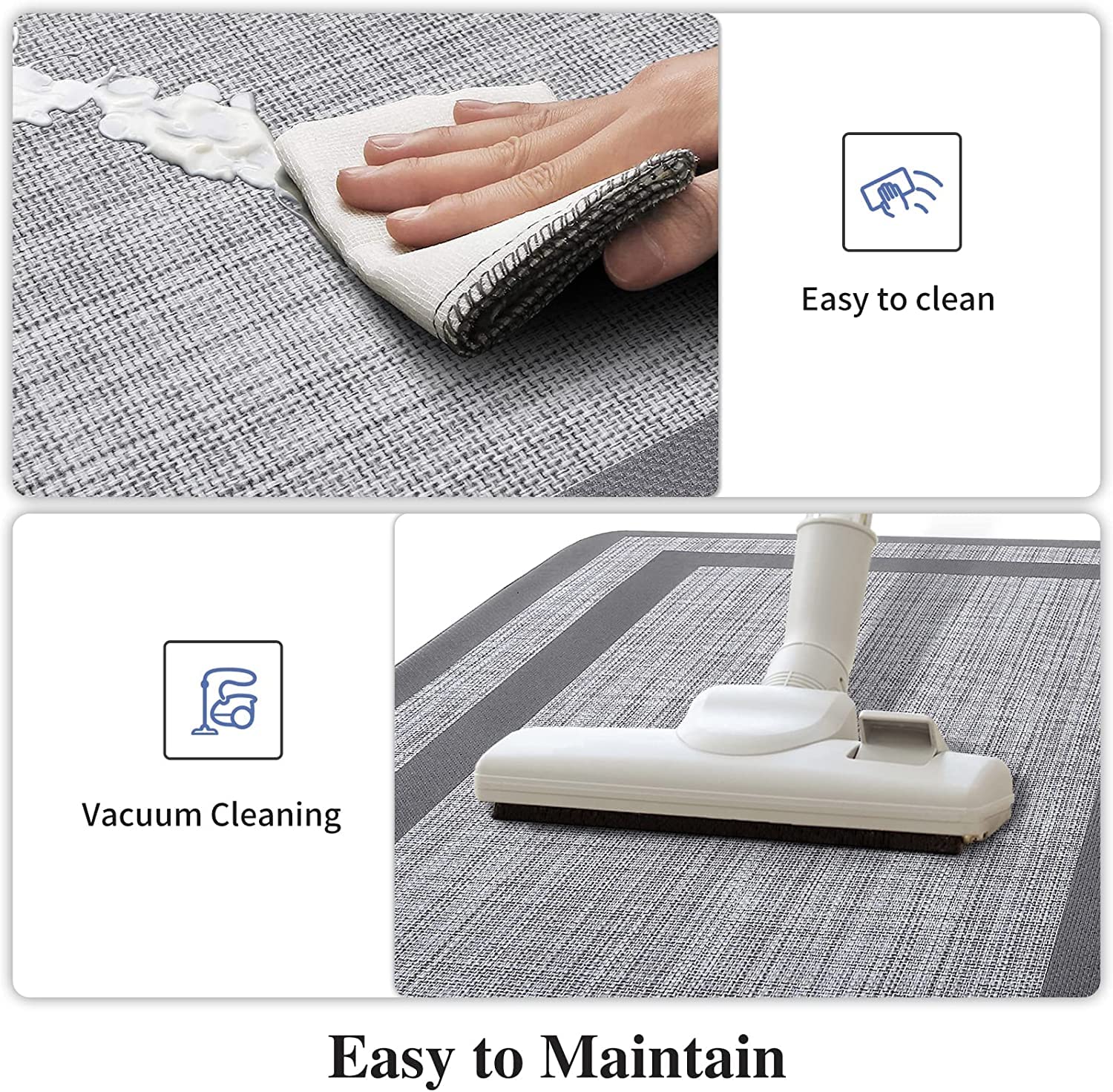 Snapklik.com : Mattitude Kitchen Mats Set Of 2Cushioned Anti-Fatigue ...
