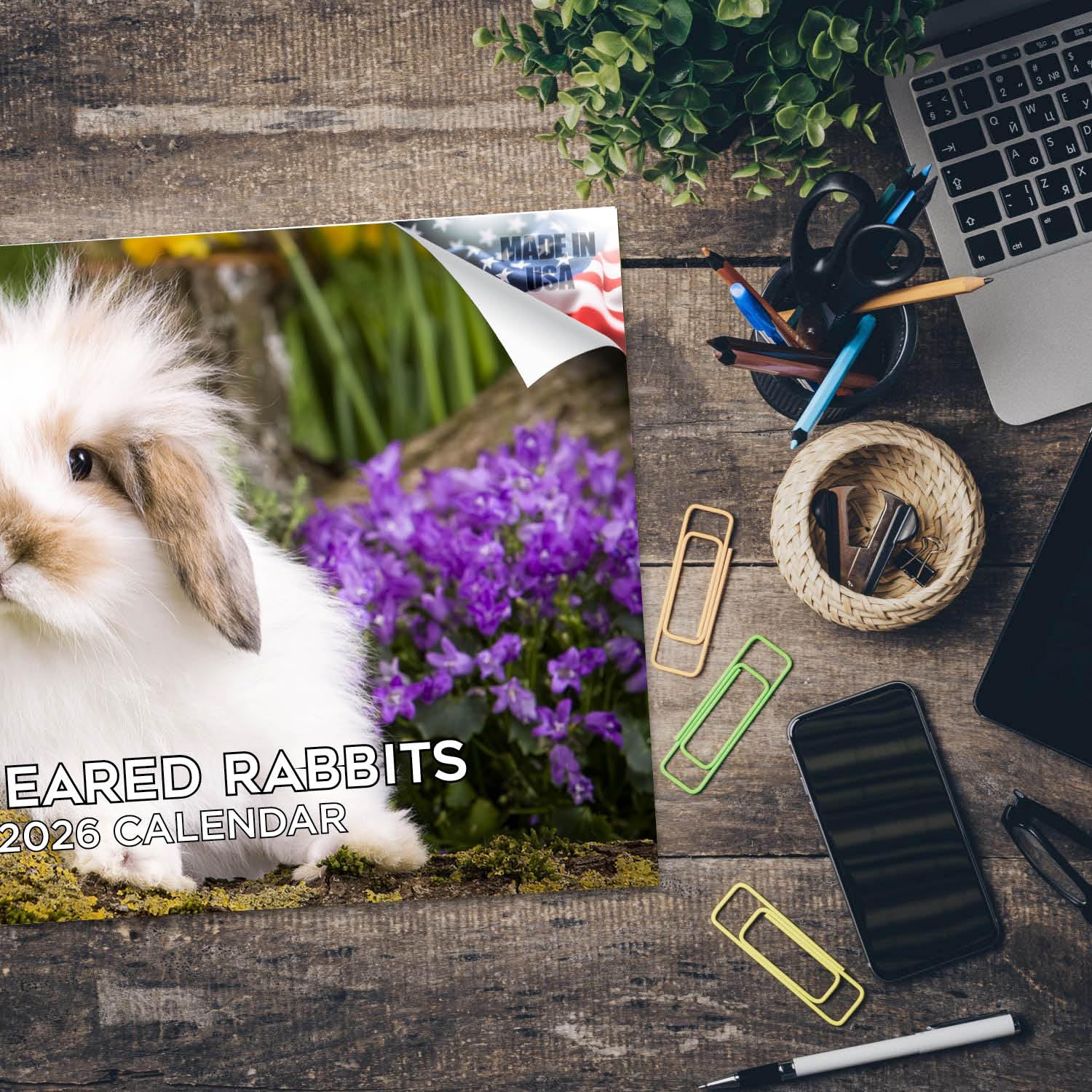 Snapklik.com : 2025 2026 Lop Eared Rabbit Calendar - Cute Animal ...