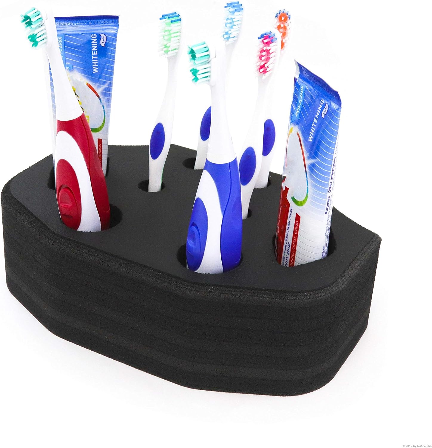 Amazon.com: Polar Whale Toothbrush Holder Stand for Bathroom Vanity ...