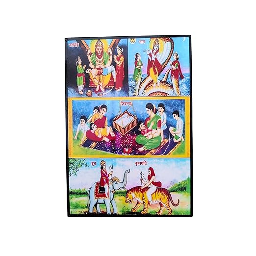 PUNYATVA Jivati Photo Frame (7×10 Inches) – Narsimha, Nag, Budh ...