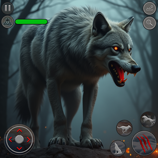 Scary Wolf Simulator Game: Wild Animals Scary Hunter Game: Animal ...