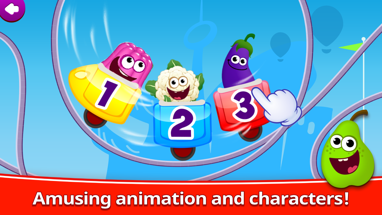 Funny Food Number Games! FREE games for kids: learn to write numbers ...