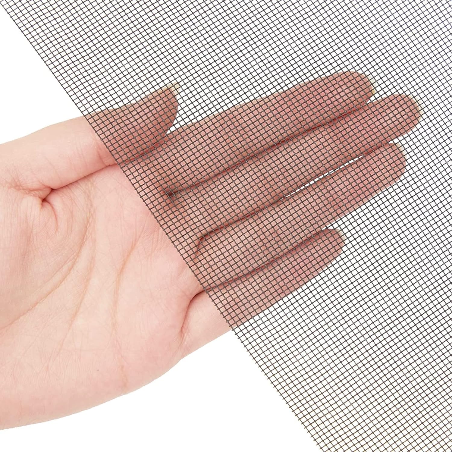 Amazon.com: White/Deep Grey Fibreglass Window Bug Screen, Outdoor ...
