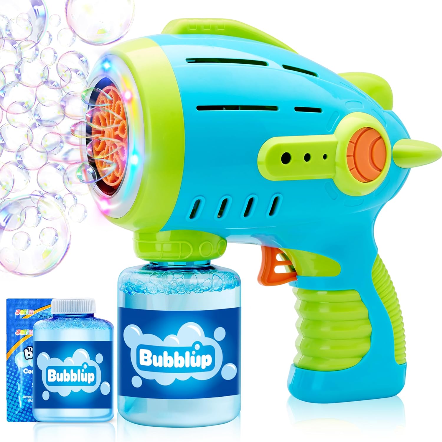 Amazon.com: Sloosh Light Up Airship Bubble Guns for Kids Ages 4-8, with ...