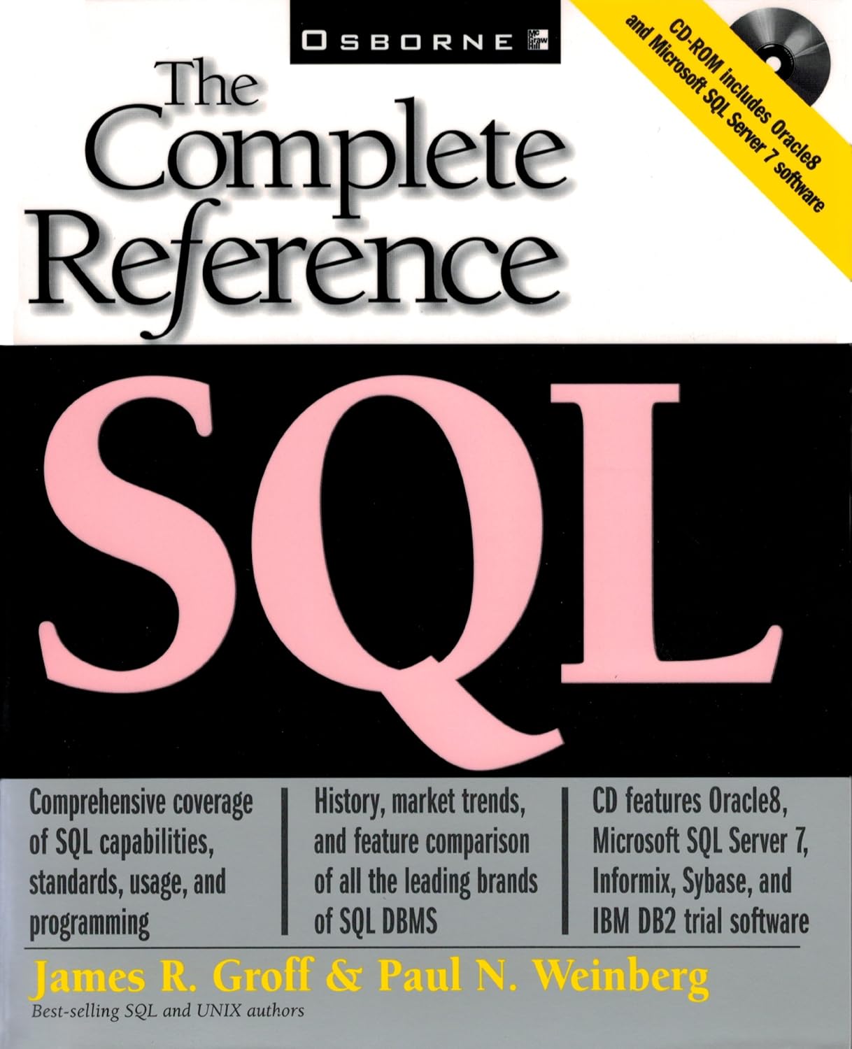 SQL: The Complete Reference: Groff, James R.: 9780072118452: Amazon.com ...