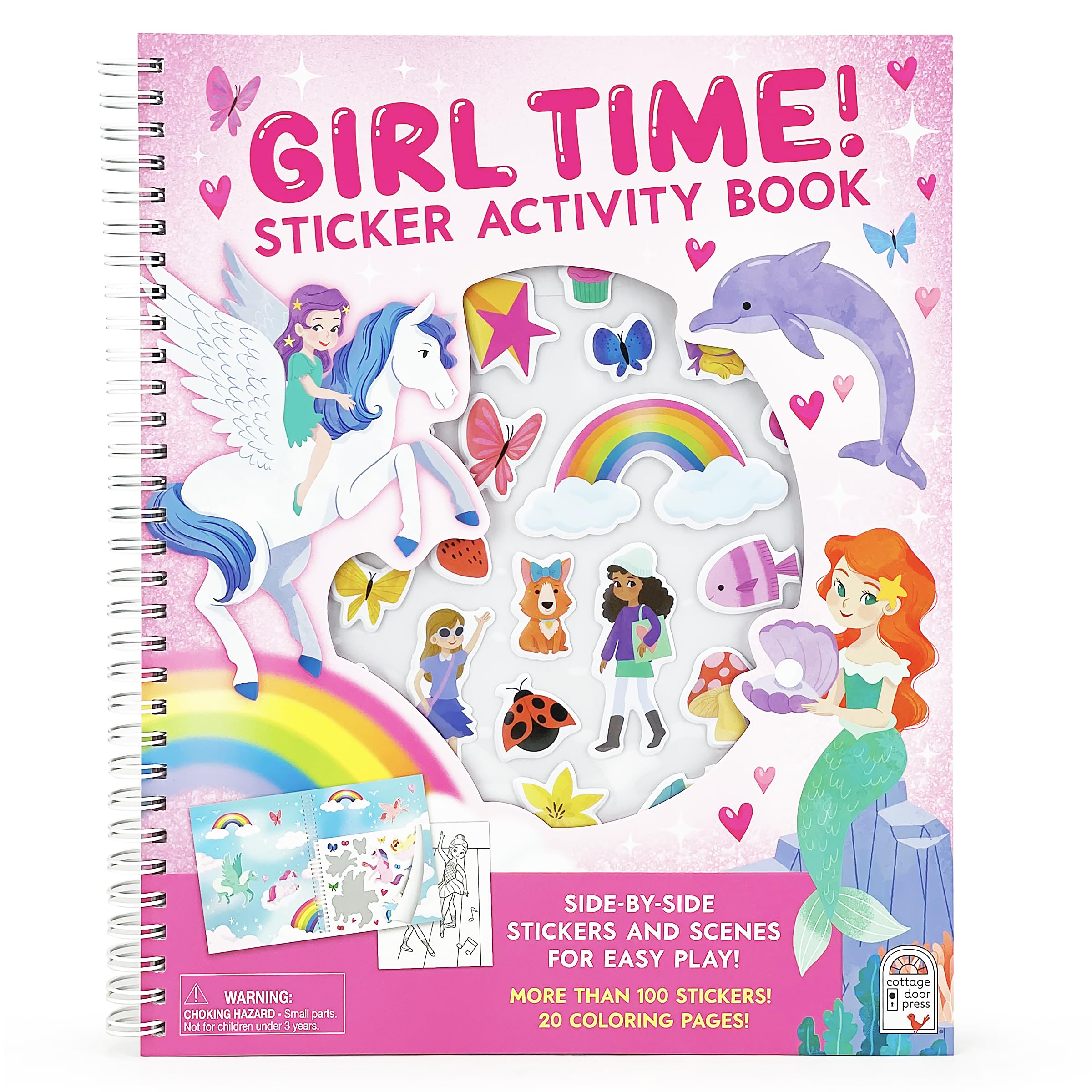Girl Time! Sticker Activity Book - 100 Stickers Including Puffy, 20 ...