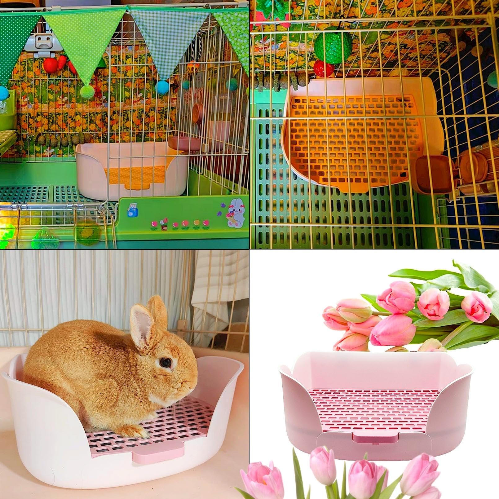 Snapklik.com : Hamiledyi Extra Large Rabbit Litter Box Toilet Bunny ...