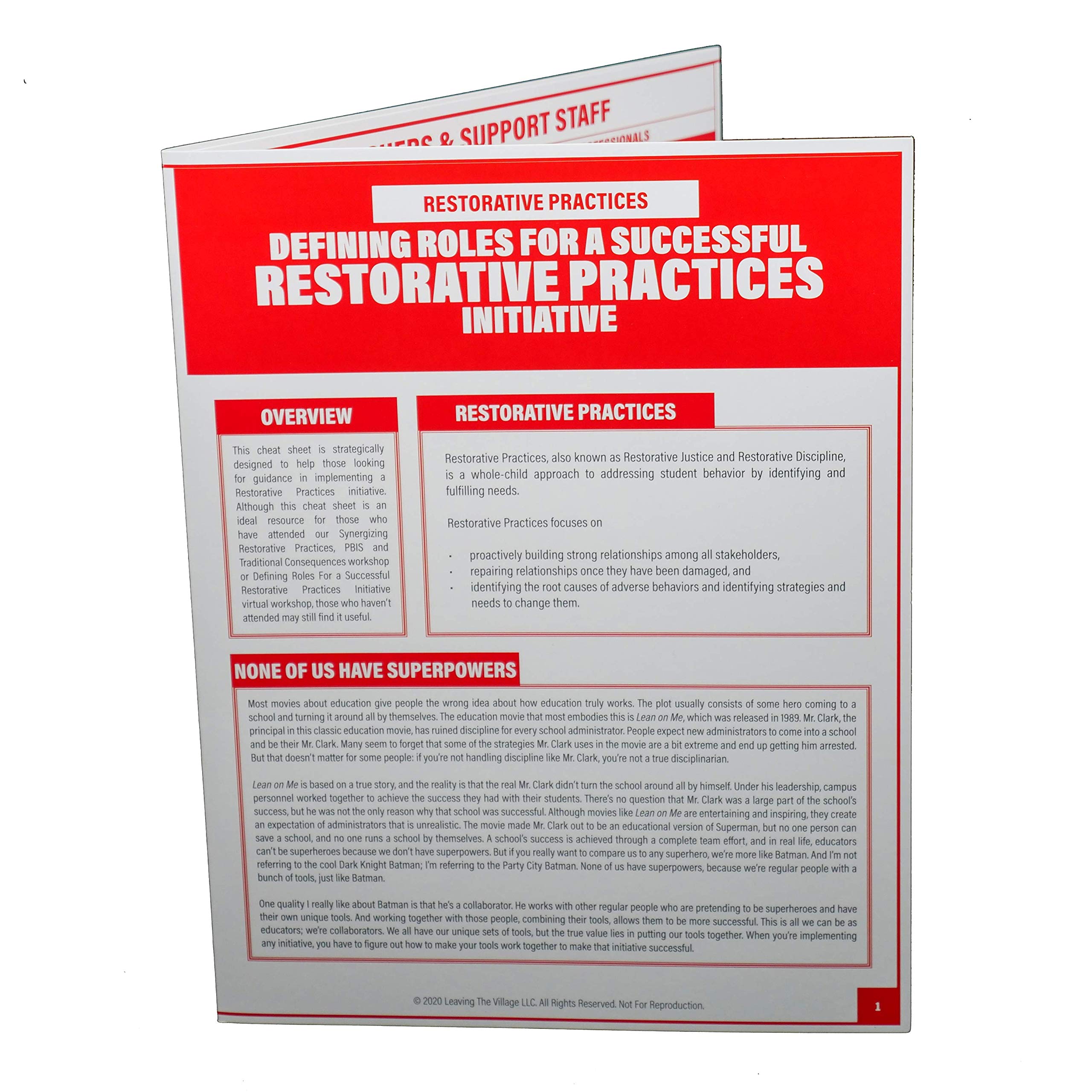 Restorative Practices: Defining Roles For a Successful Restorative ...