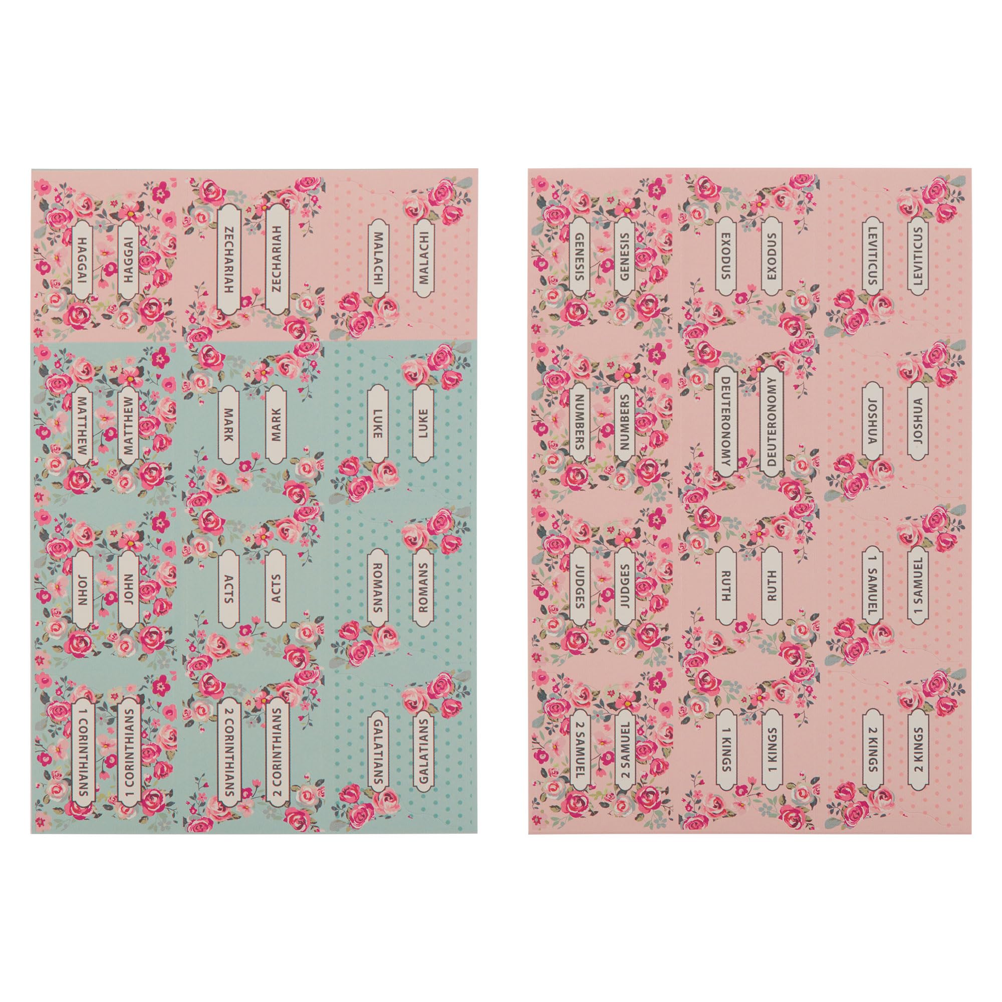 Amazon.com : Christian Art Gifts Colored Bible Indexing Tabs for Women ...