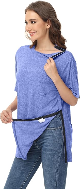 HIBOCT Post Shoulder Surgery Shirts Women Clothes After Rotator Cuff ...