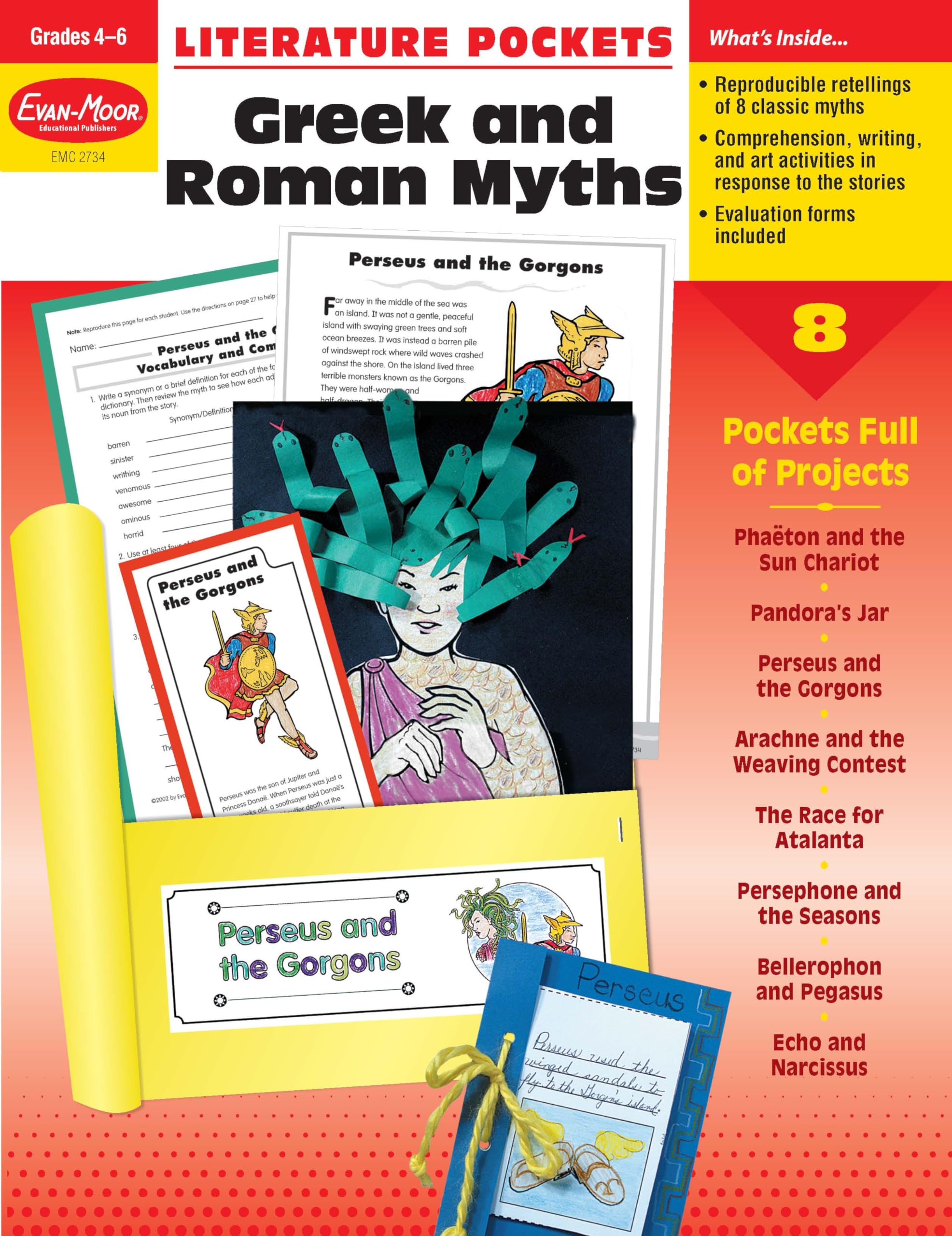 Amazon.com: Literature Pockets, Greek & Roman Myths, Grades 4-6: ...