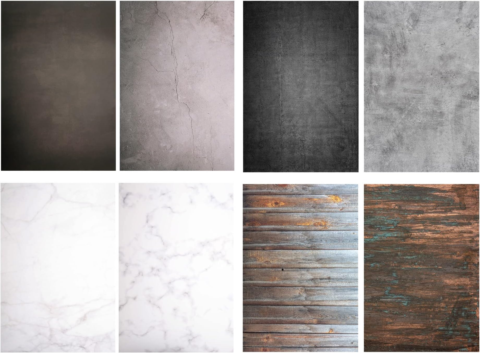 Store2508 (Pack of 4) Double Sided Flat Lay Flatlay Tabletop ...