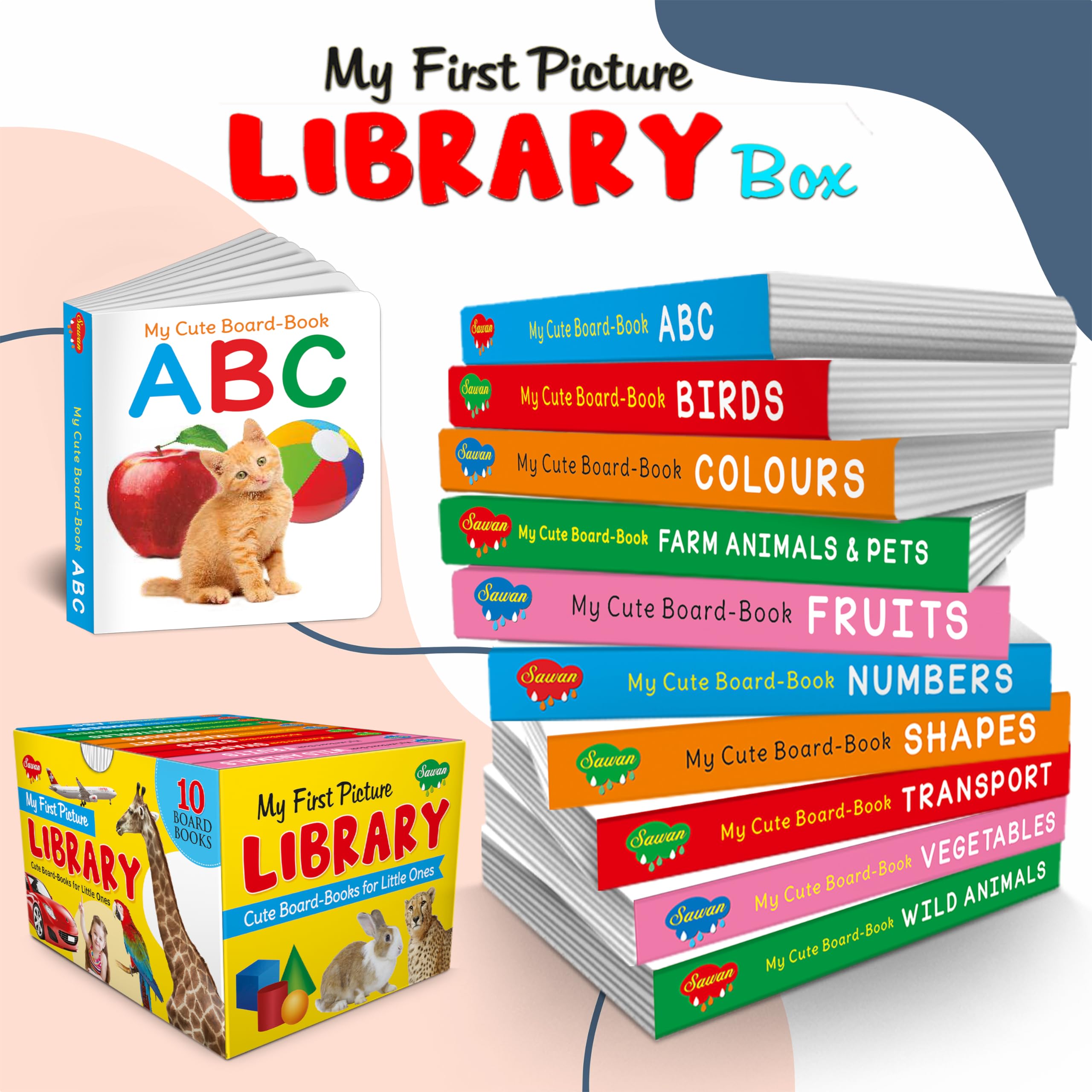 Buy Lkg Class Picture Book Box Set : Board Books For Children, All In ...