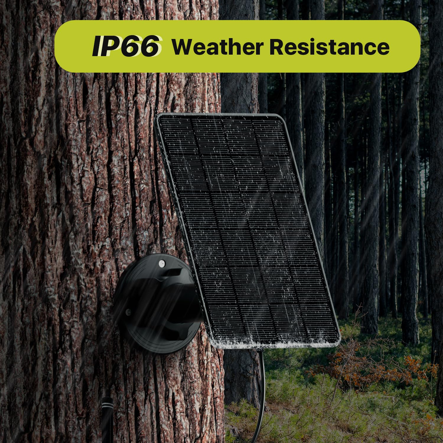 Snapklik.com : Trail Camera Solar Panel 12V/6V, Built-in 6000mAh ...