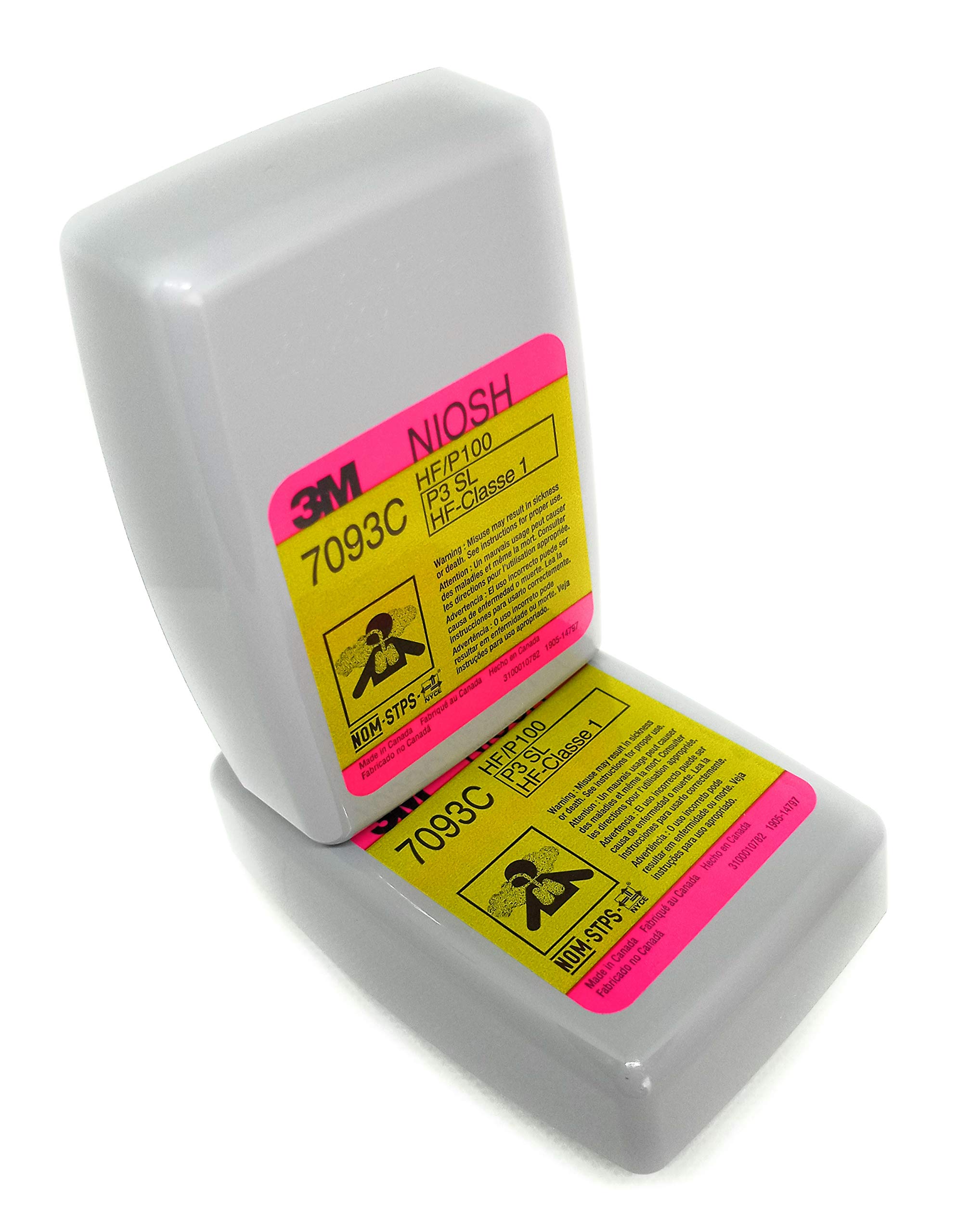 3m 7093c Hydrogen Fluoride Cartridge For 6000 Series 7500 Series ...