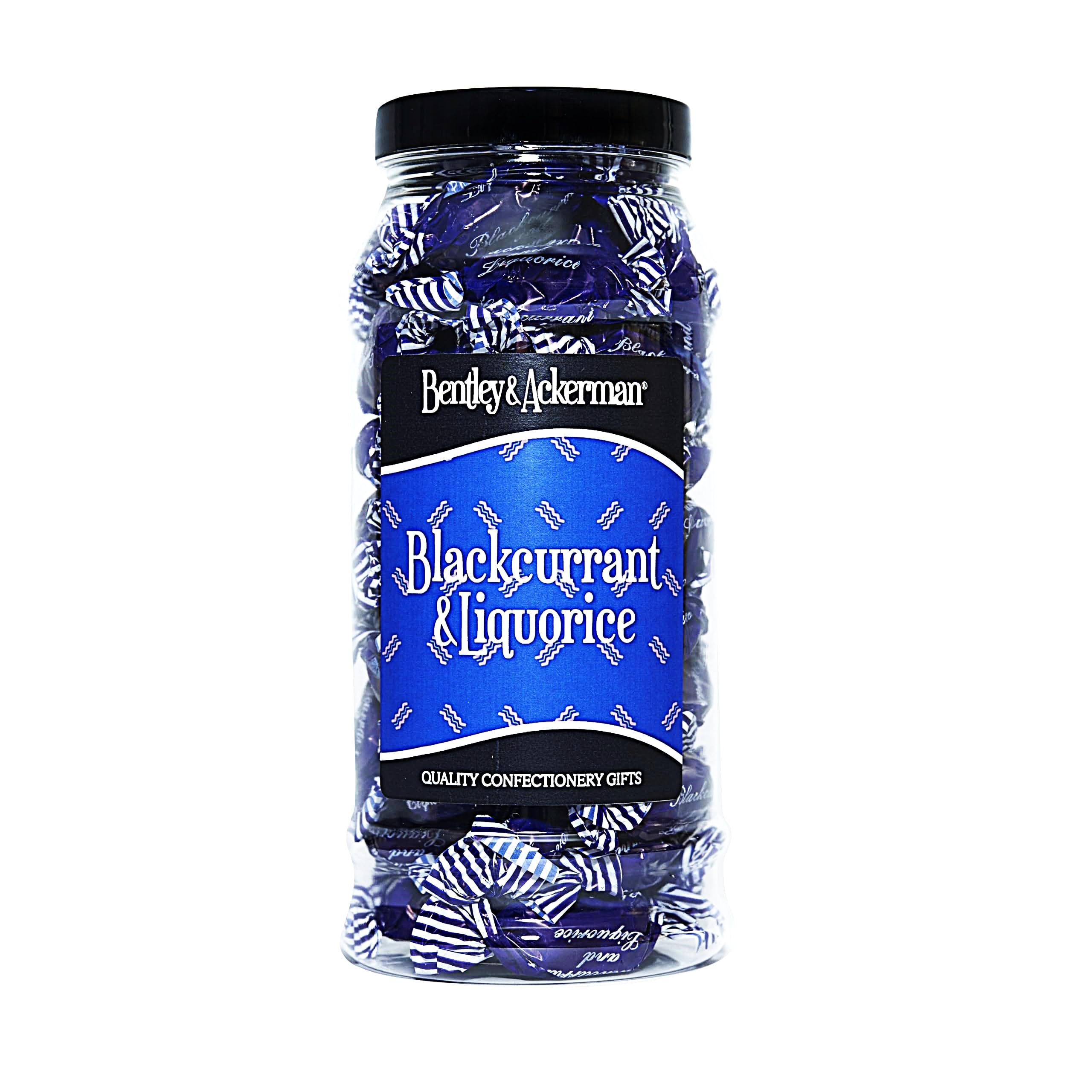 Blackcurrant and Liquorice Sweets (440g) - Original Retro Boiled Sweets ...