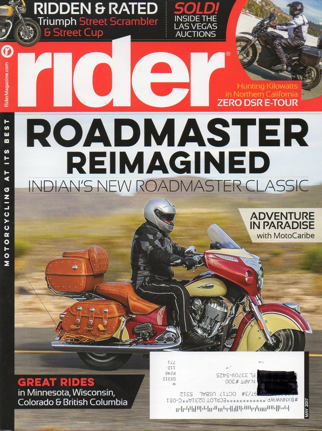 Rider Magazine 2017 Motorcycling At It's Best RIDDEN & RATED: TRIUMPH ...