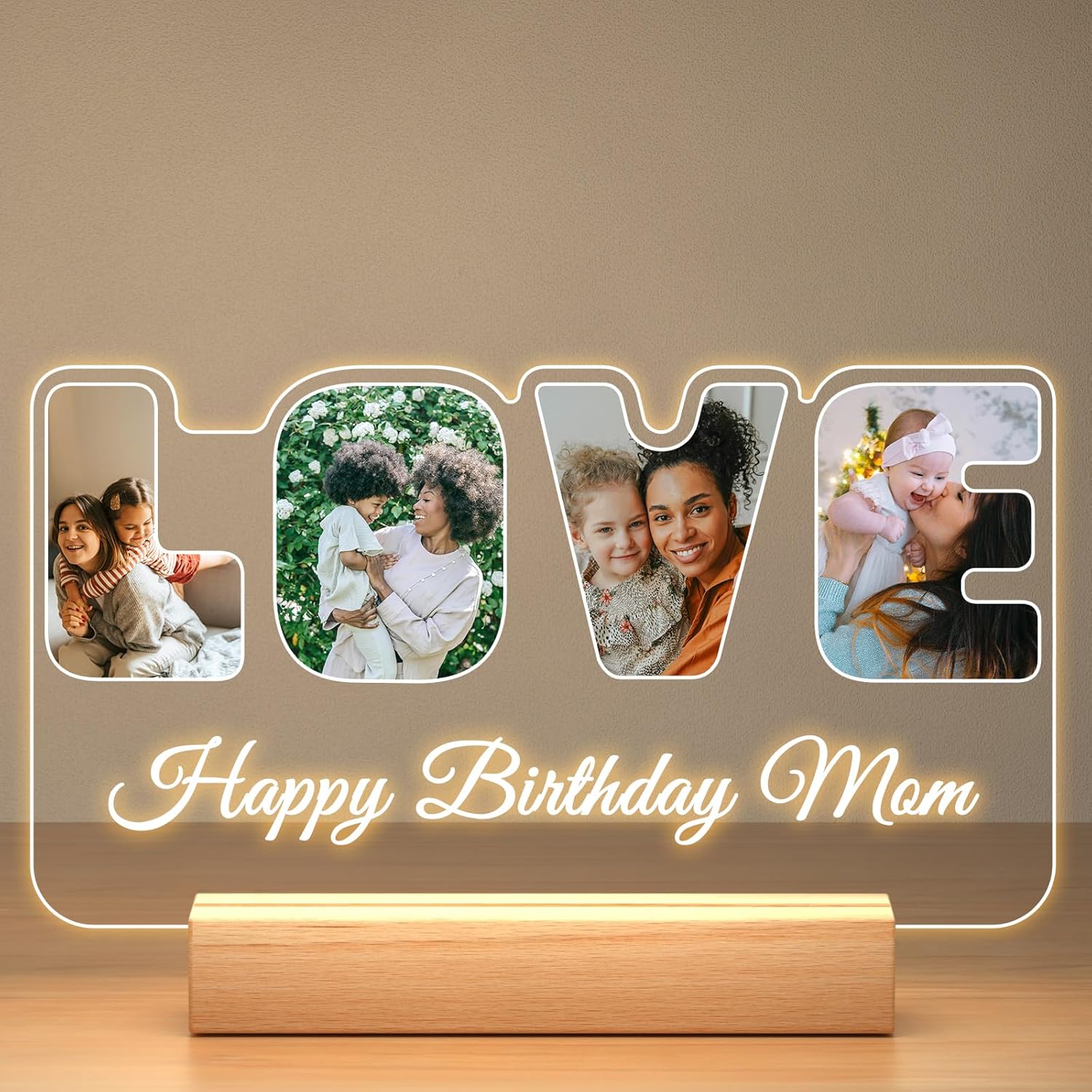 Amazon.com - Custom Collage Picture Frames with Photo, Customized LOVE ...