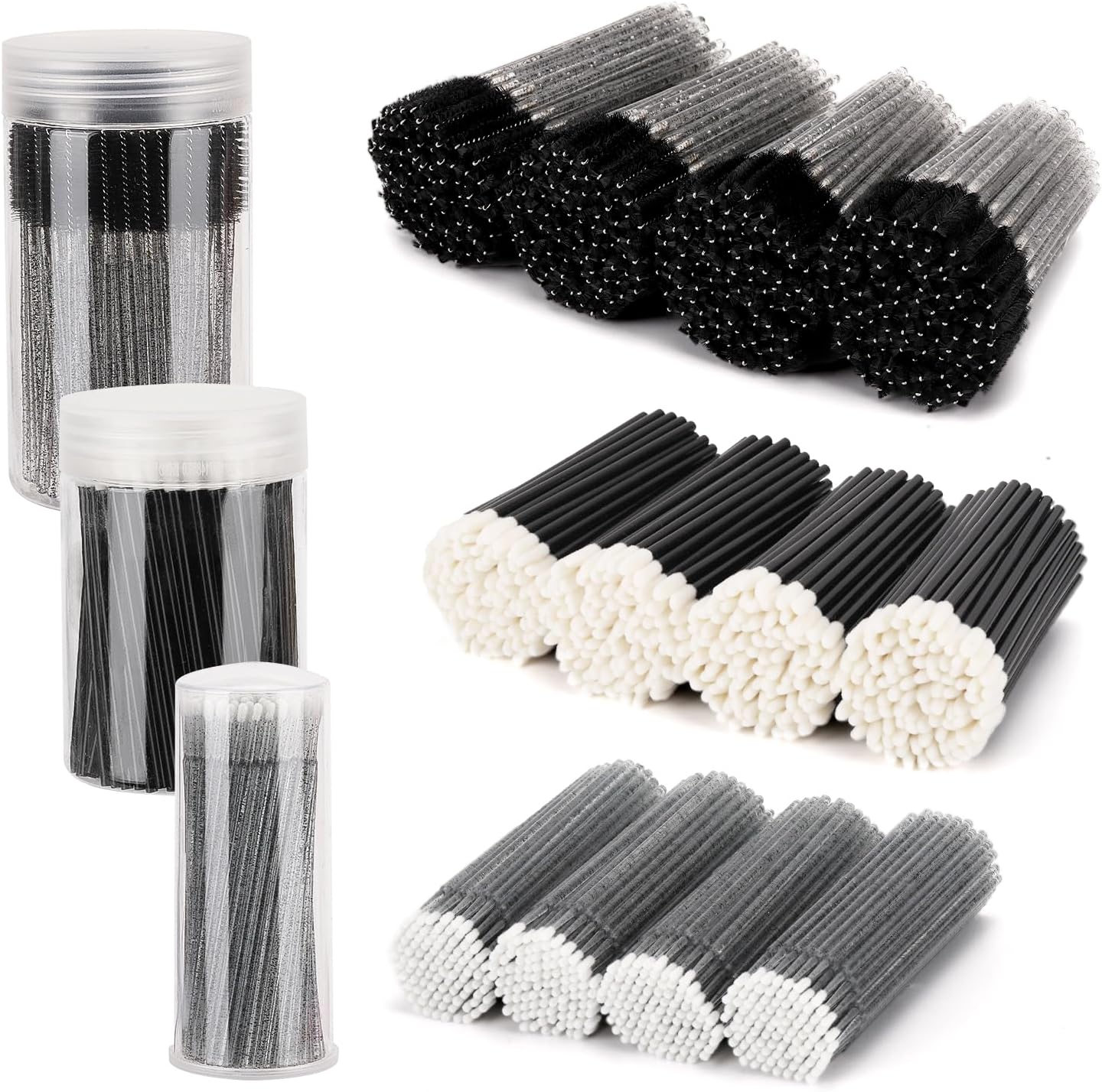 Amazon.com: 1500 Pcs Eyelash Extension Supplies Kit, 500 Spoolies ...