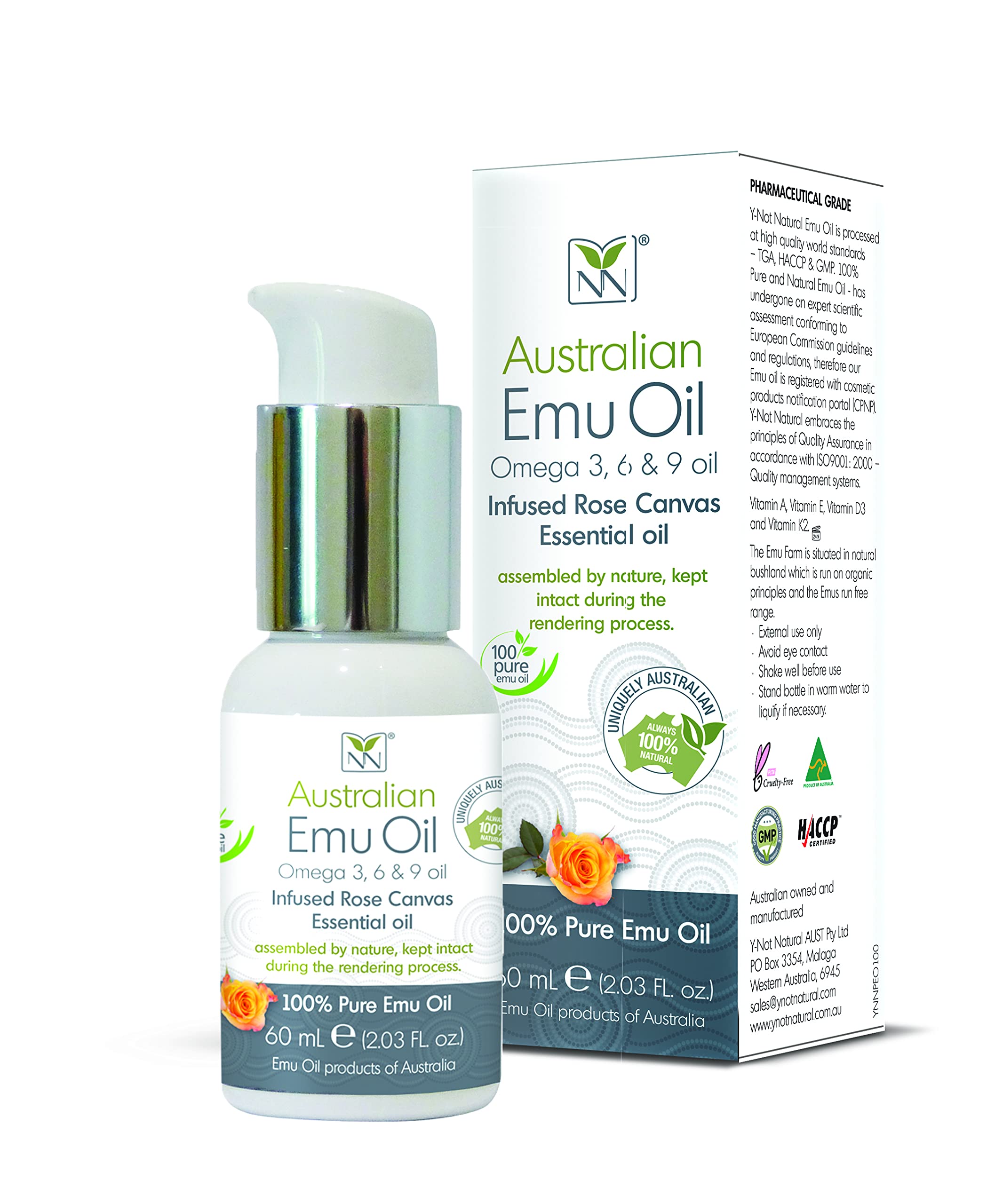 Buy Y-Not Natural Ultra Pure Australian Emu Oil - Luxury, Hospital ...